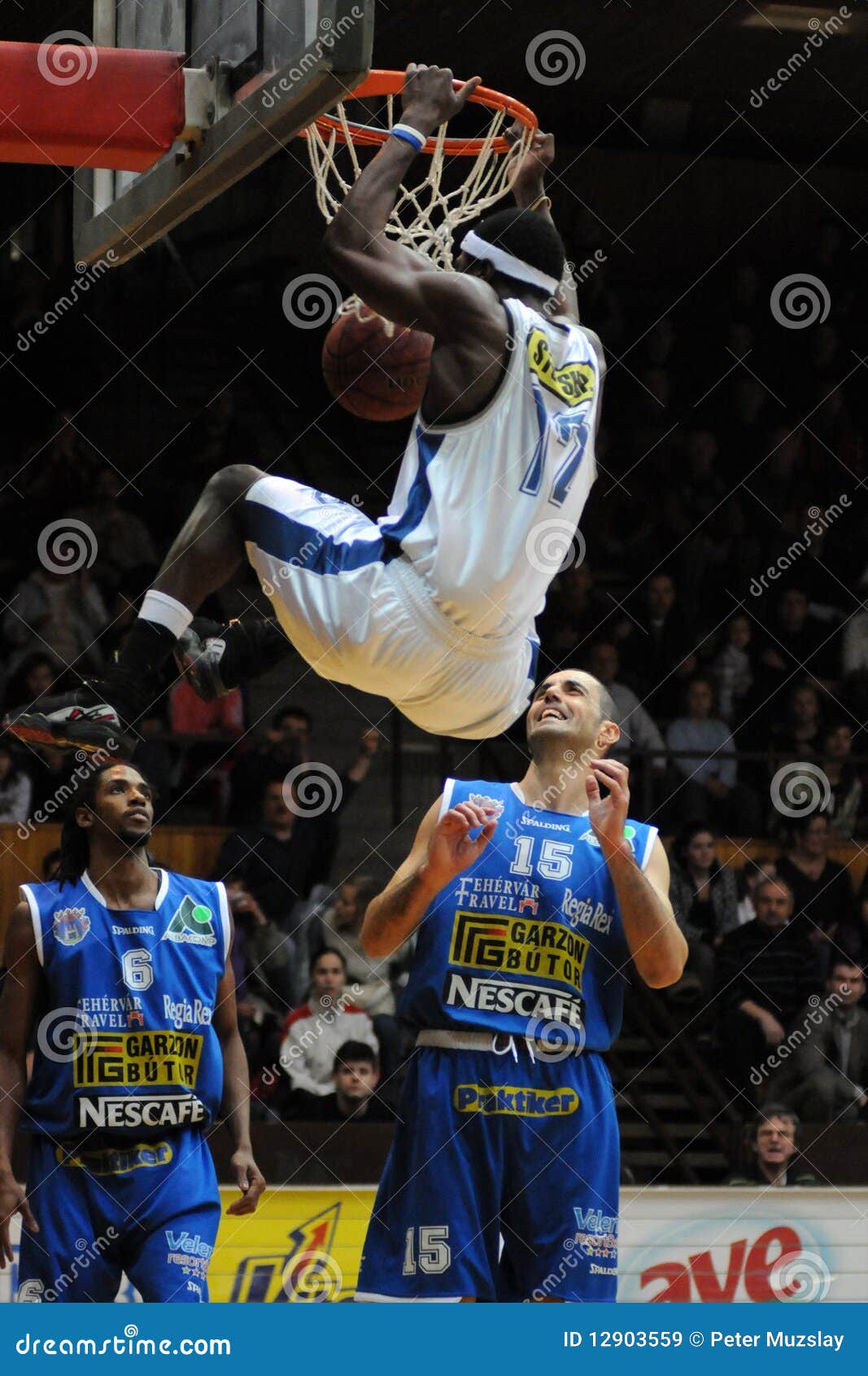Kaposvar - Albacomp Basketball Game Editorial Stock Image - Image of ...