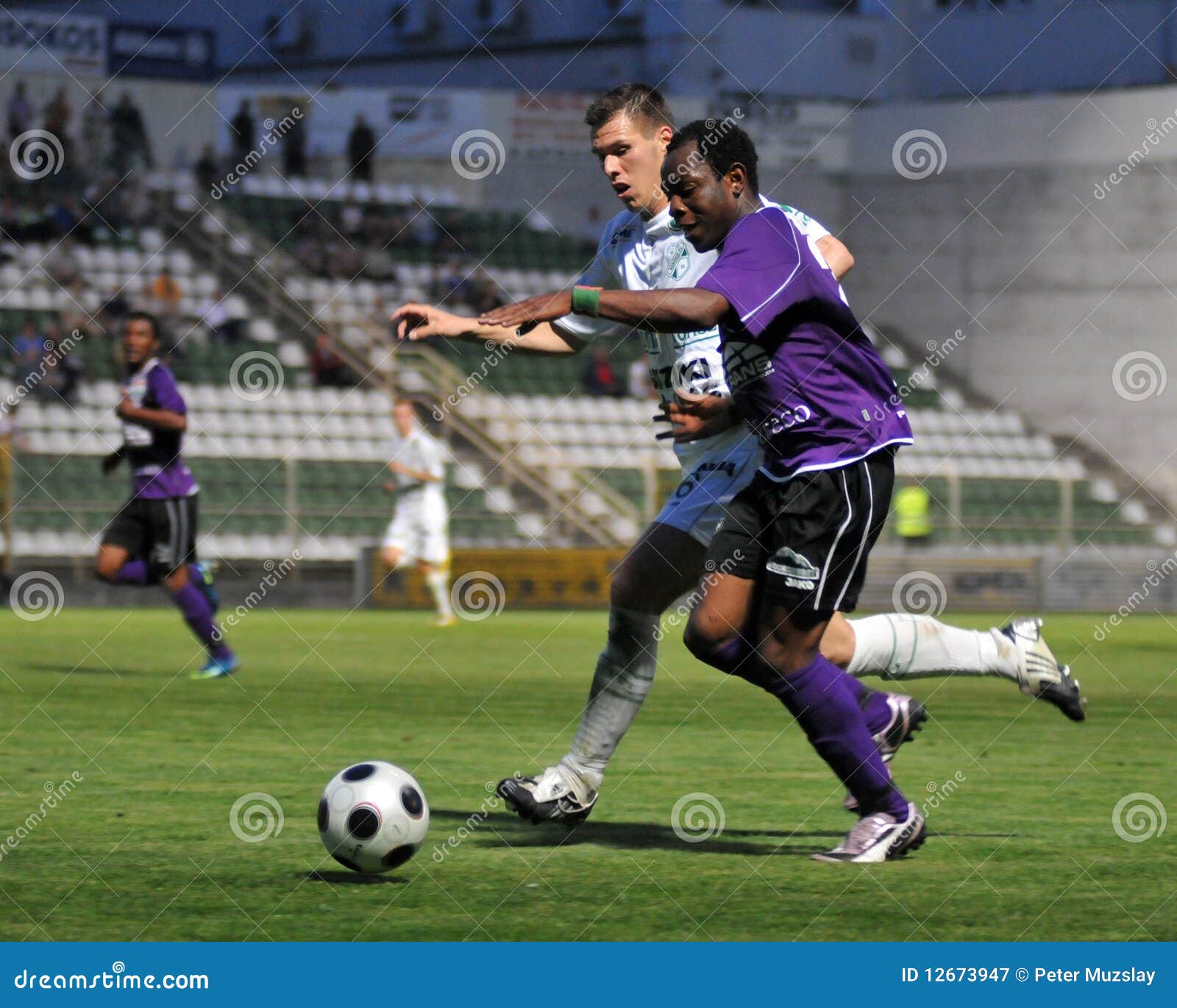Kaposvar - Kecskemet Soccer Game Editorial Photography - Image of goal ...