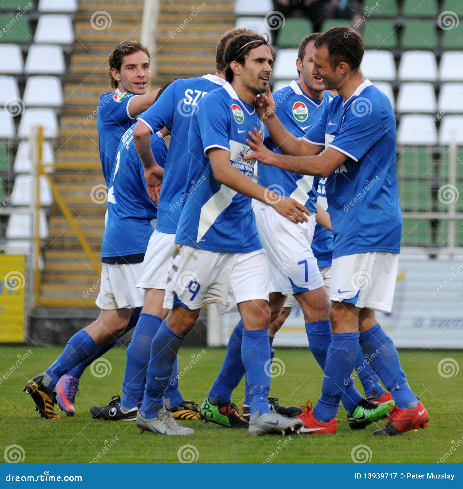 Kaposvar - MTK soccer game editorial photography. Image of grass - 13939717