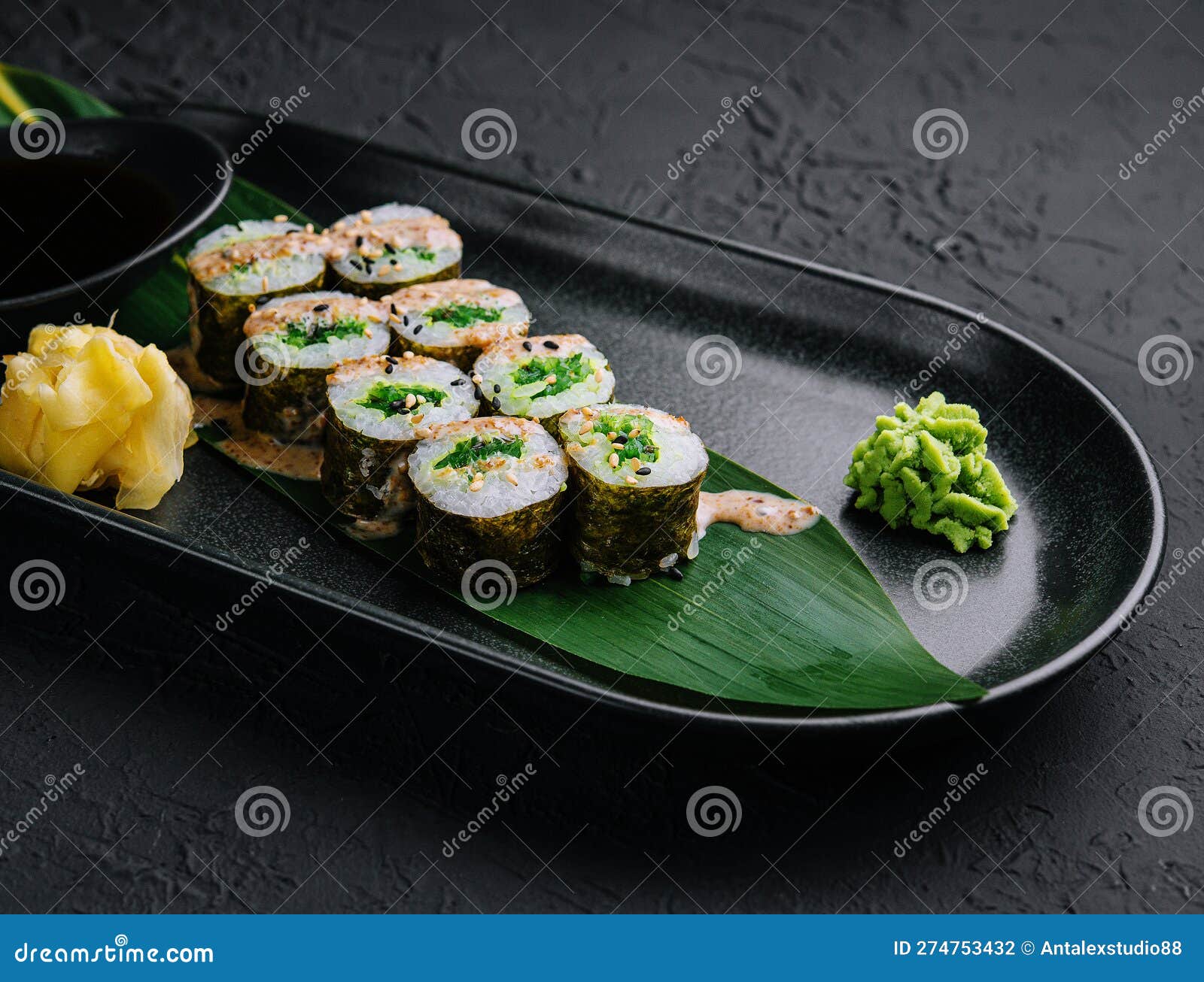 Kappa Maki Classic Roll with Cucumber Stock Photo - Image of cuisine ...