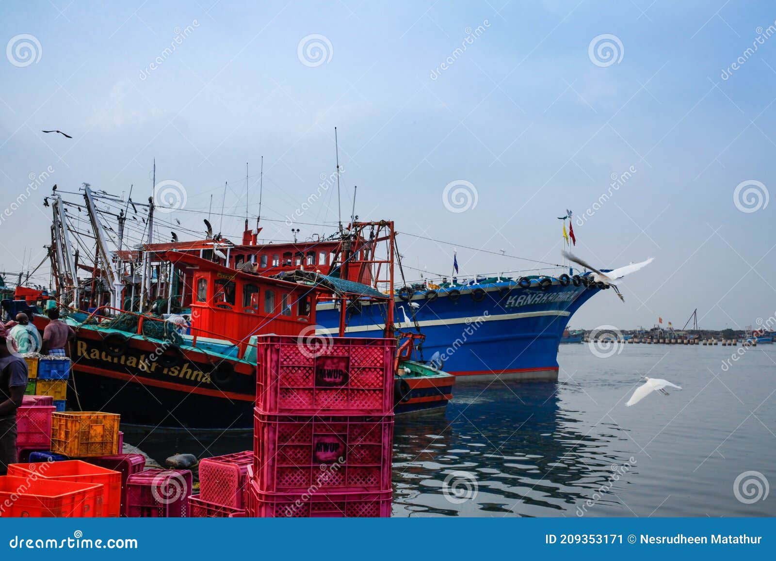 Kappad Harbour in Calicut Kerala Stock Image - Image of ancient, cloud ...