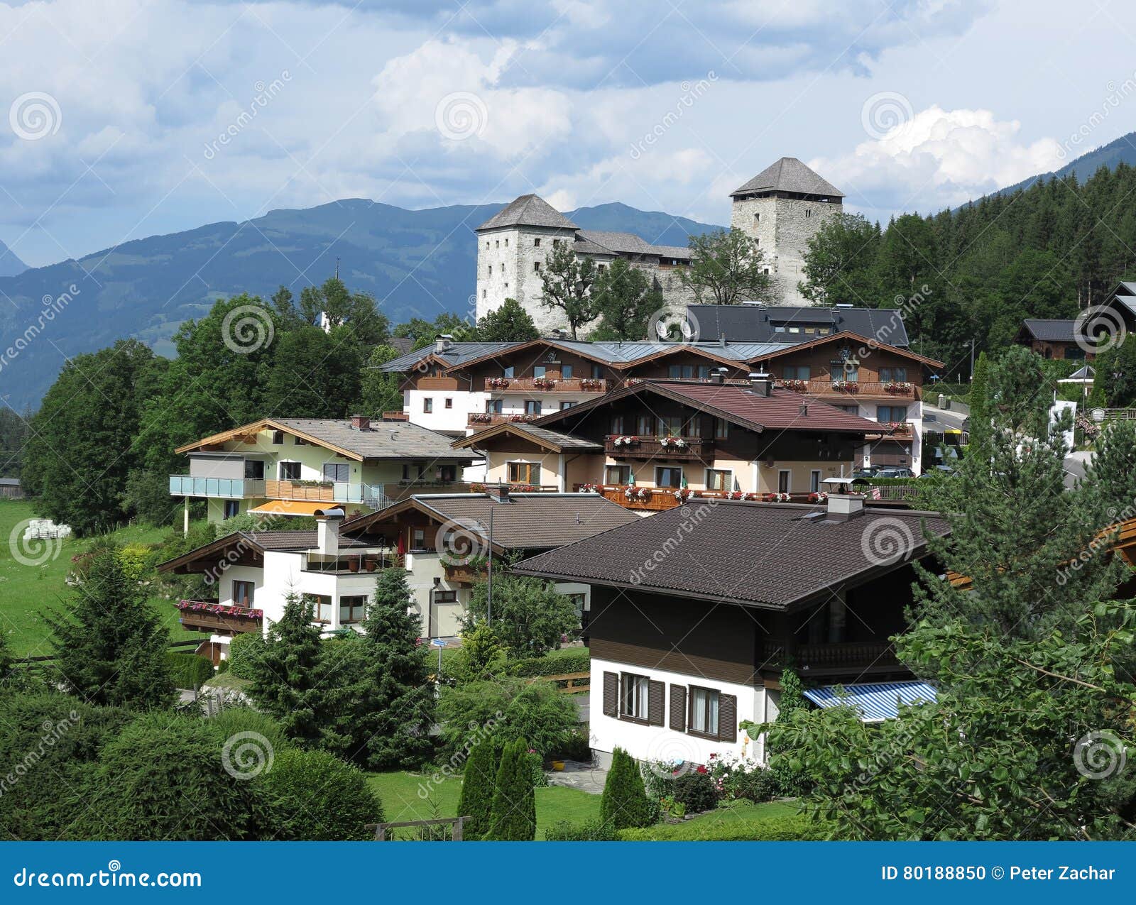Kaprun castle, Austria stock photo. Image of magnificent - 80188850
