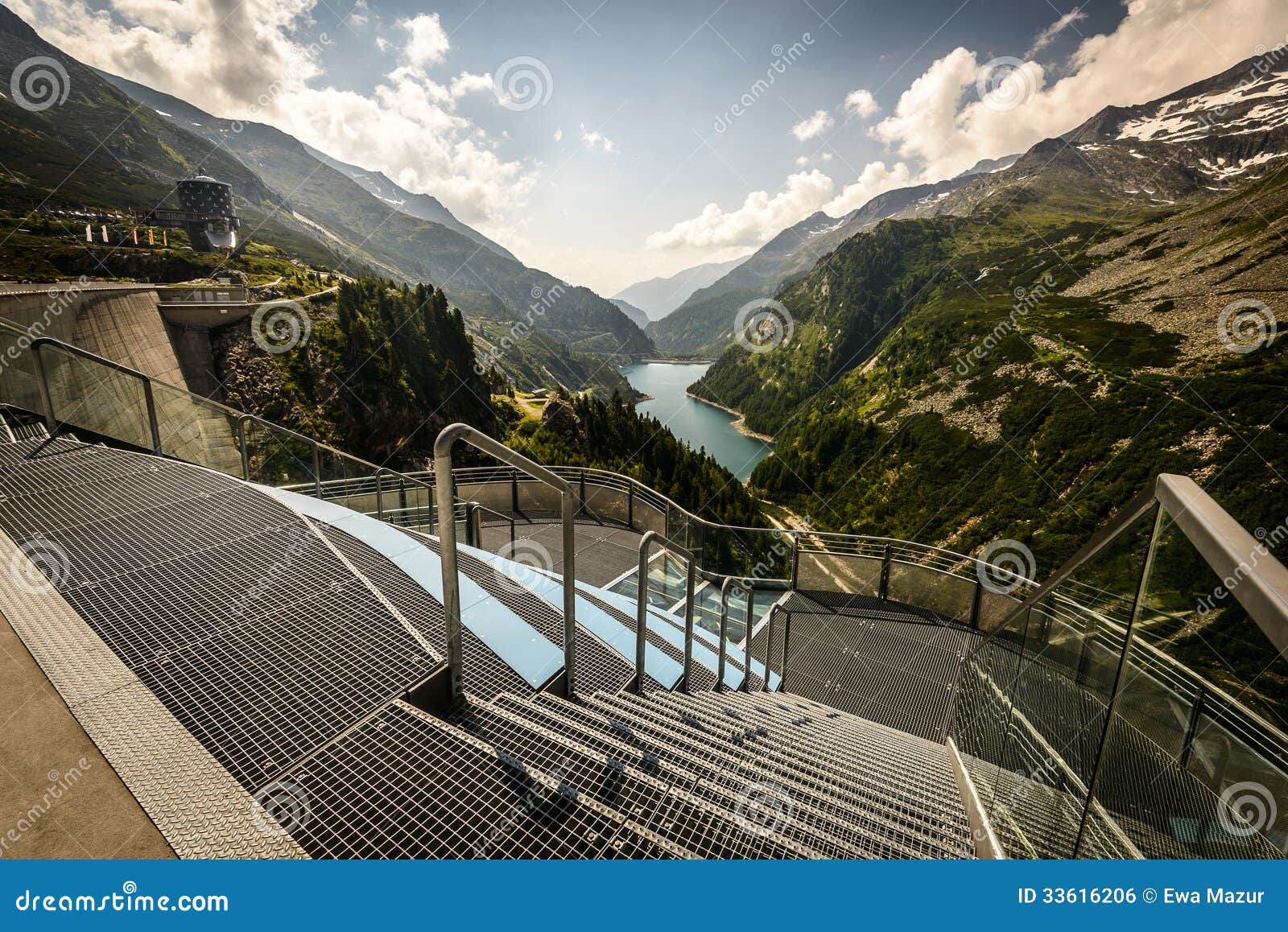 Kaprun dam stock photo. Image of alpine, ecological, conservation ...