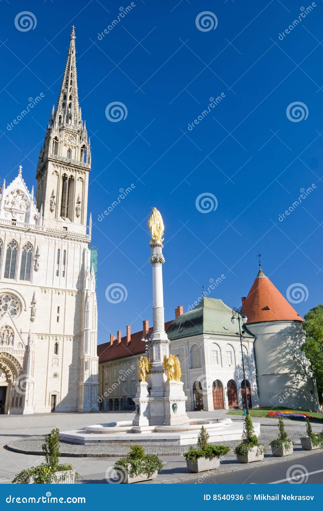 Kaptol square stock photo. Image of catholicism, capital - 8540936