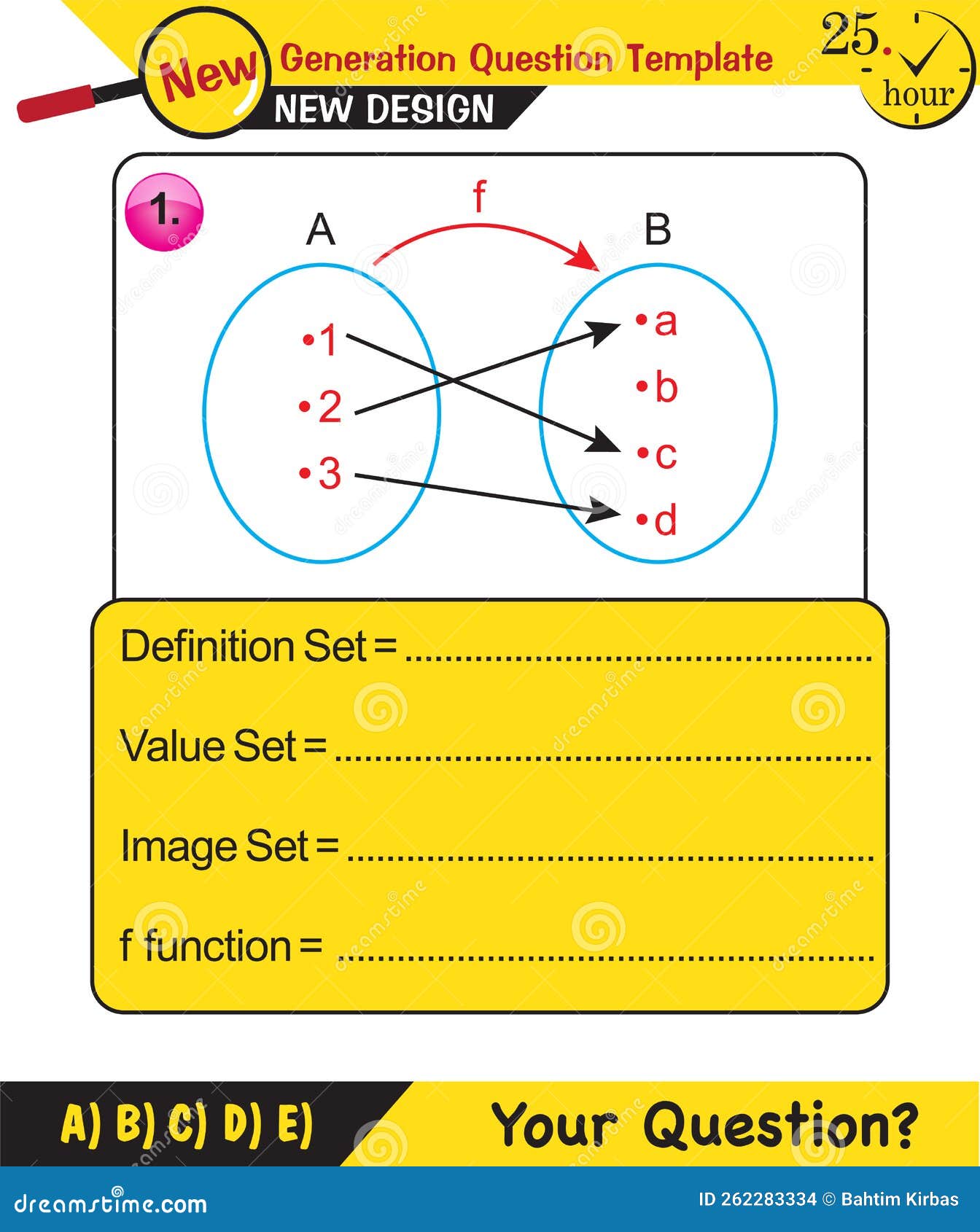 Text Templates - for Teachers, Next Generation Question Examples Stock ...