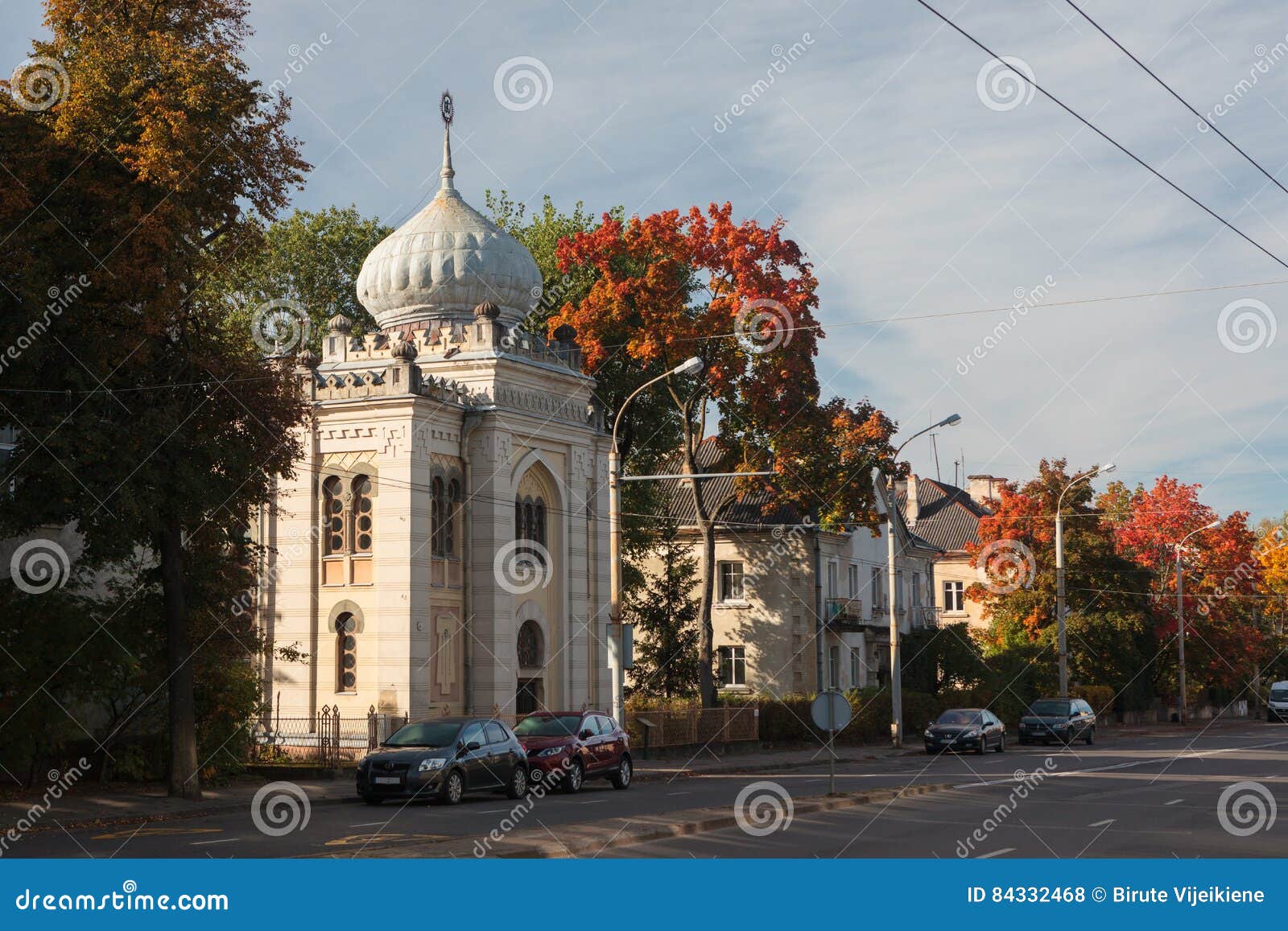 Karaim Kenesa in Vilnius, Lithuania Editorial Stock Photo - Image of ...