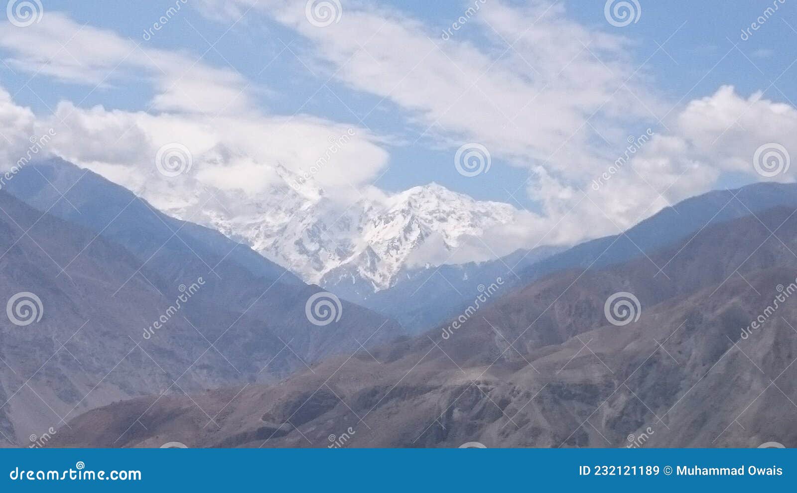 The Mountain Range Karakoram Stock Image - Image of karakoram, gilgit ...