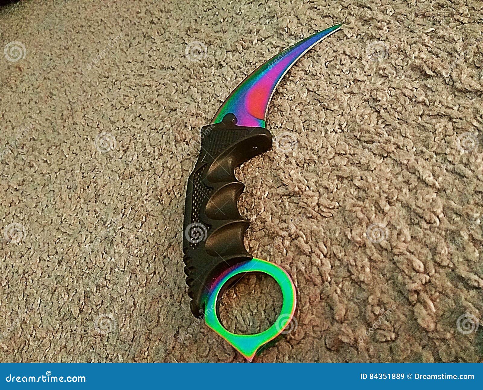 Karambit fade stock image. Image of karambit, colorfull - 84351889
