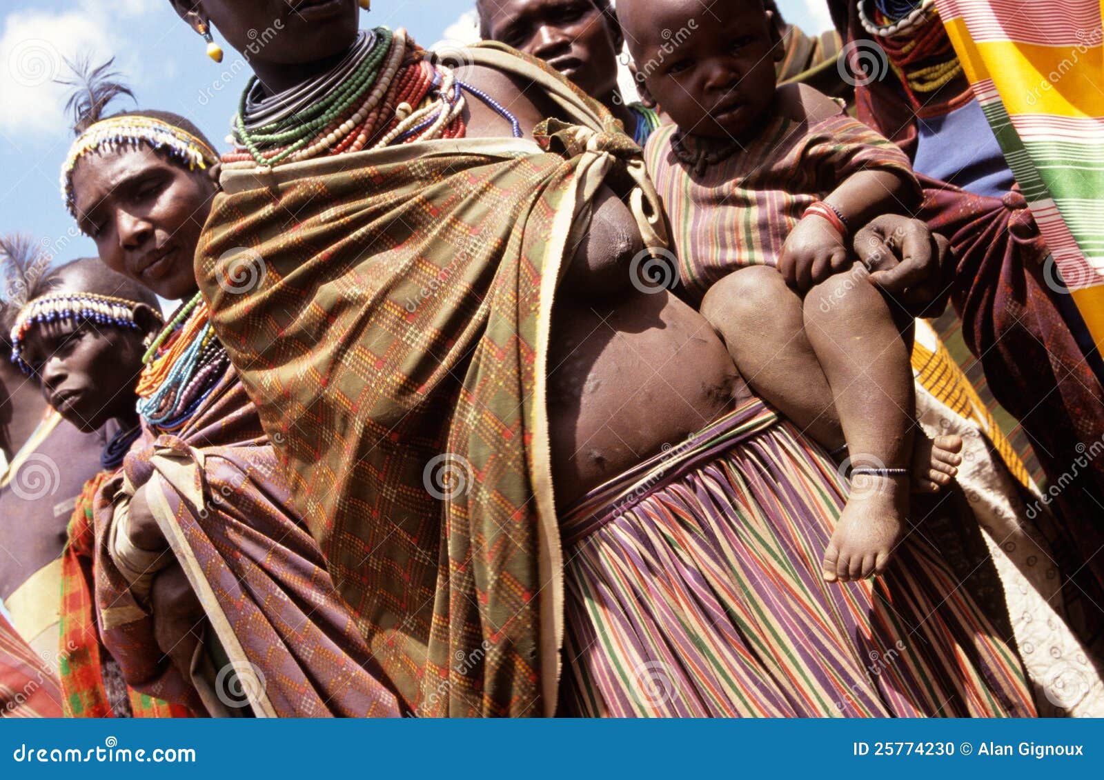 Karamojong Villagers, Uganda Editorial Image - Image of karamoja ...