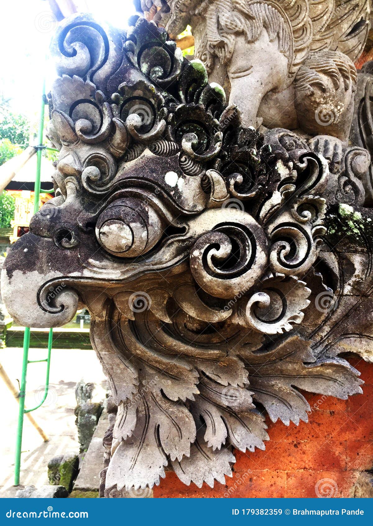 Karang Goak is One of the Typical Balinese Ornaments Stock Image ...