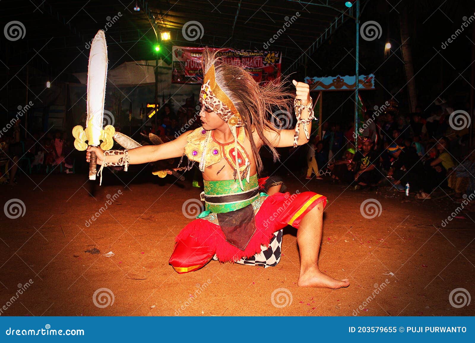 Traditional Javanese Dance Performance Jaran Kepang Dance or Jaran ...