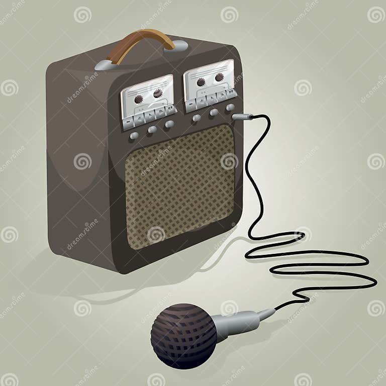 Karaoke stock vector. Illustration of clipping, path, karaoke - 646185
