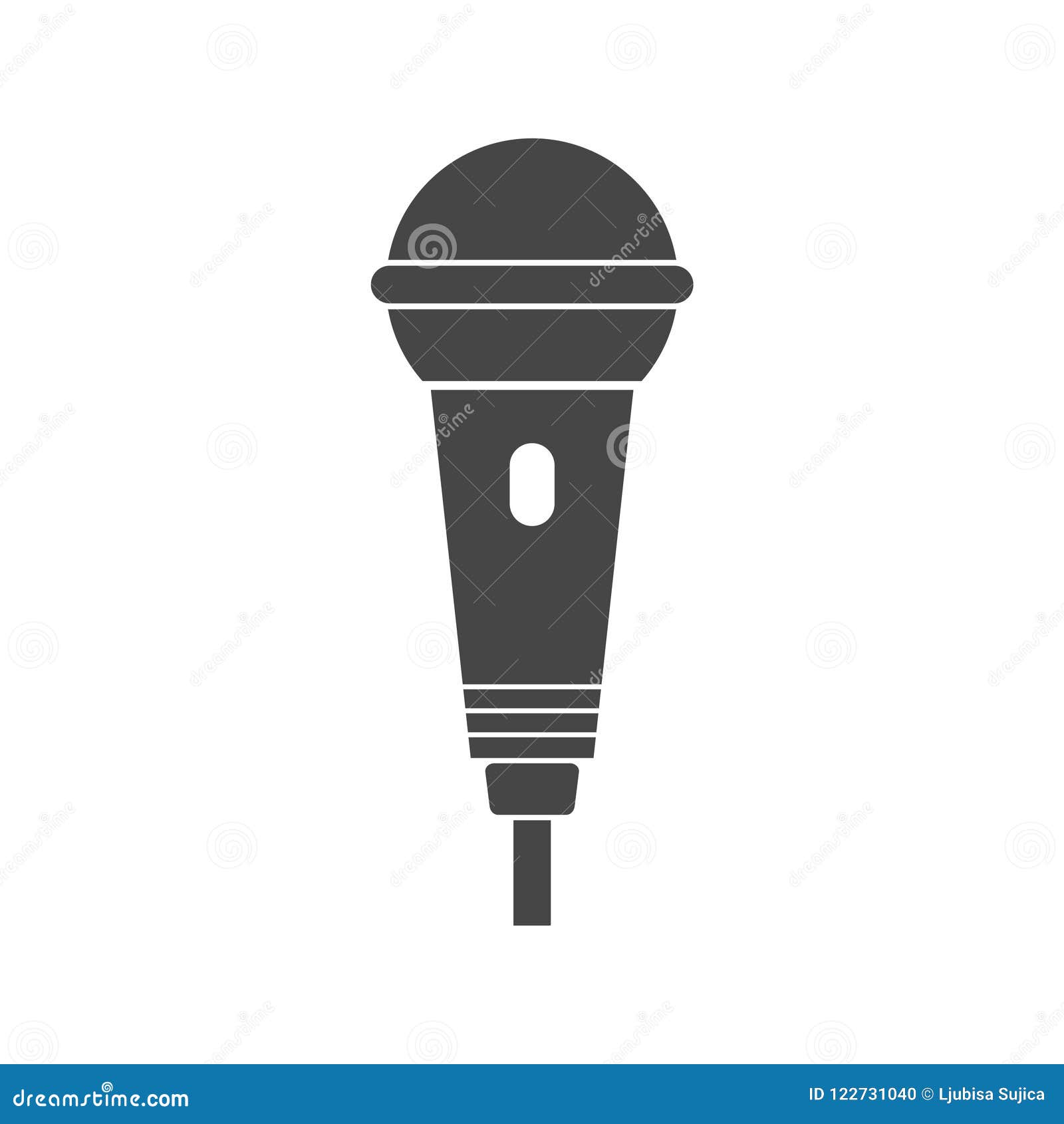 Karaoke Icon, Microphone Icon Stock Vector - Illustration of microphone ...