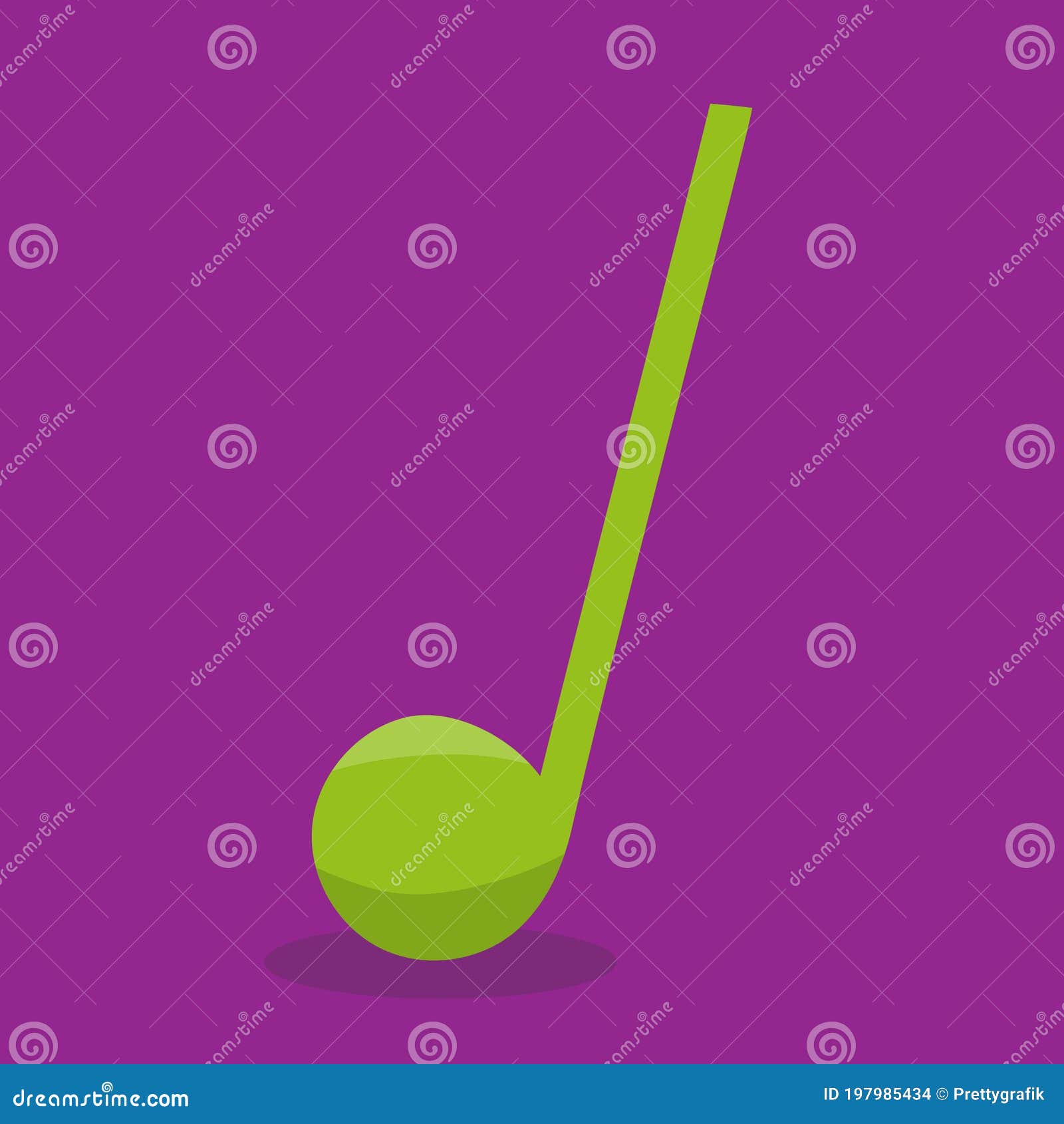 Karaoke note green 17 stock vector. Illustration of vector - 197985434