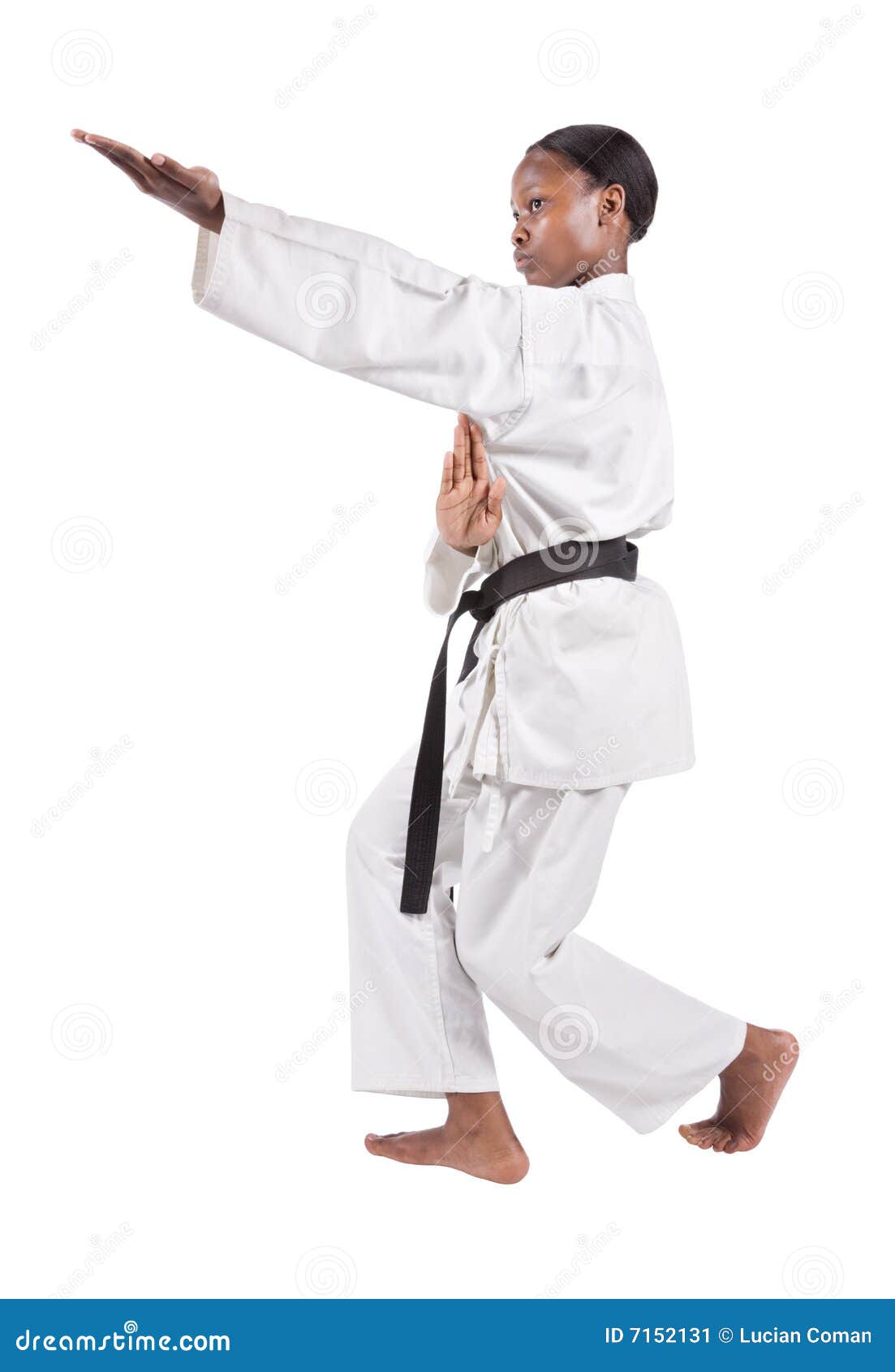 Karate stock image. Image of martial, hand, sport, kick - 7152131
