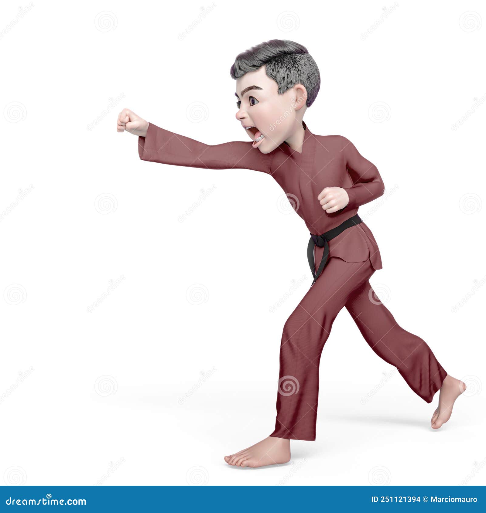 Angry Egg With Punch Mascot Vector Cartoon Illustration | CartoonDealer ...