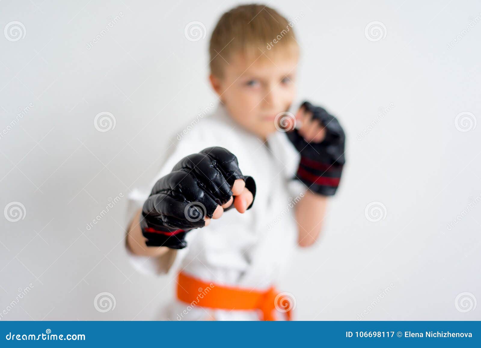 Karate boy training stock image. Image of fighter, athlete - 106698117