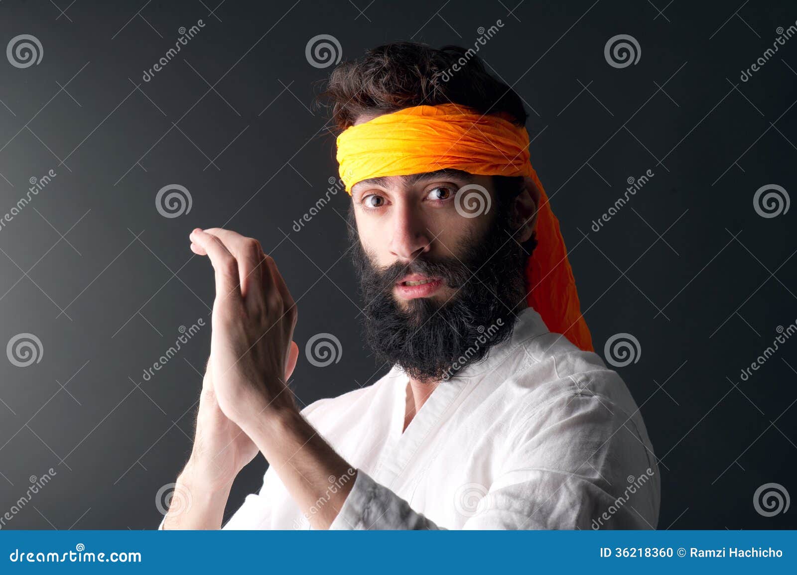 Karate Expert with Fight Stance Stock Photo - Image of exercise, arts ...