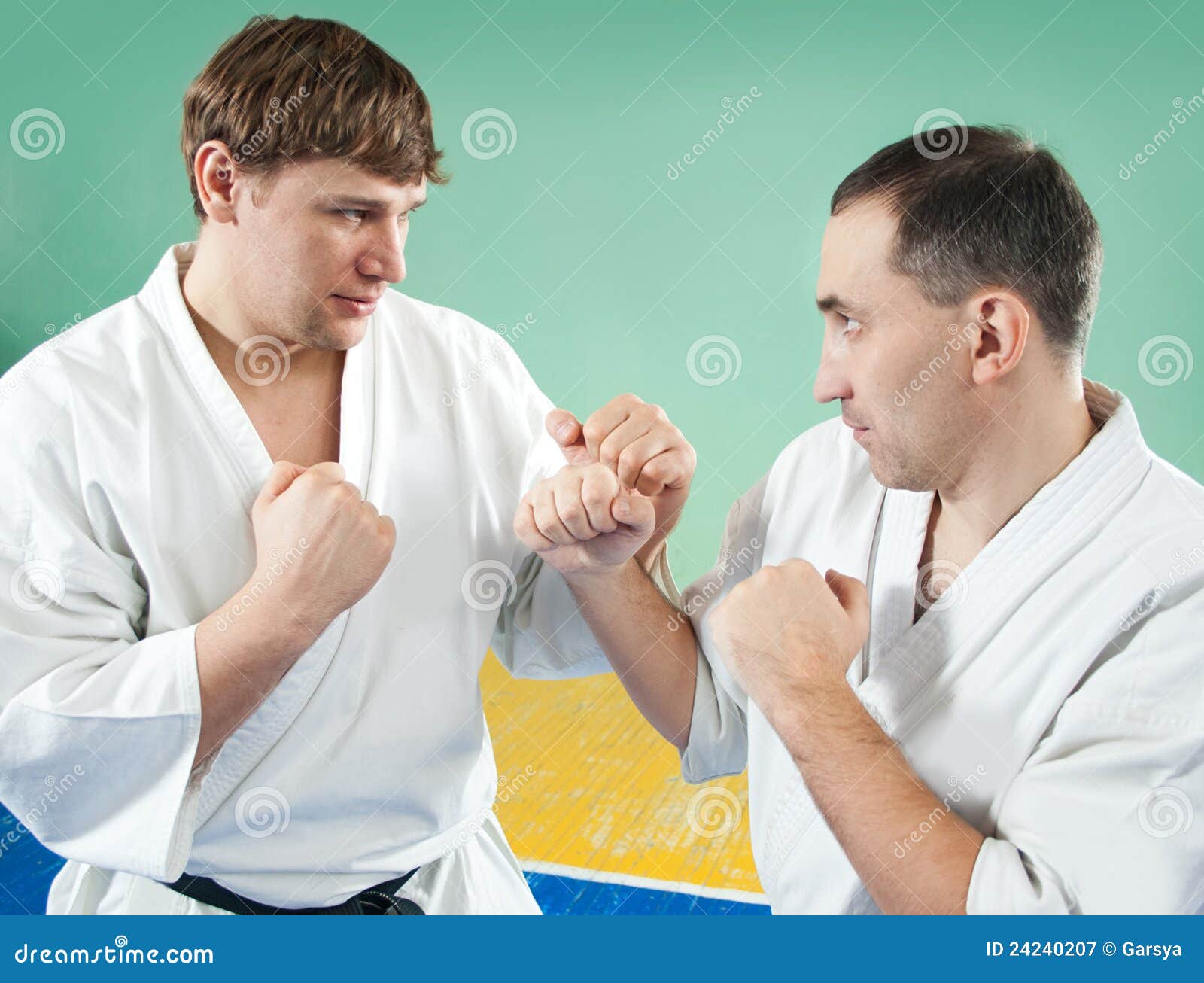 Karate fighters stock image. Image of healthy, japanese - 24240207