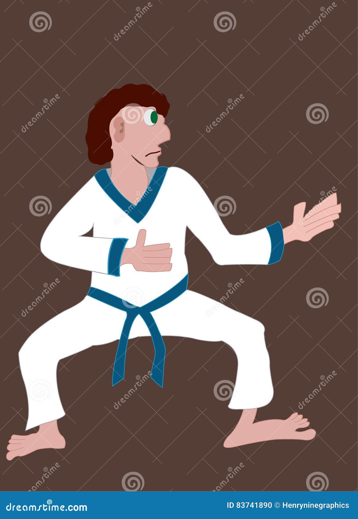 Karate fist stock vector. Illustration of practicing - 83741890