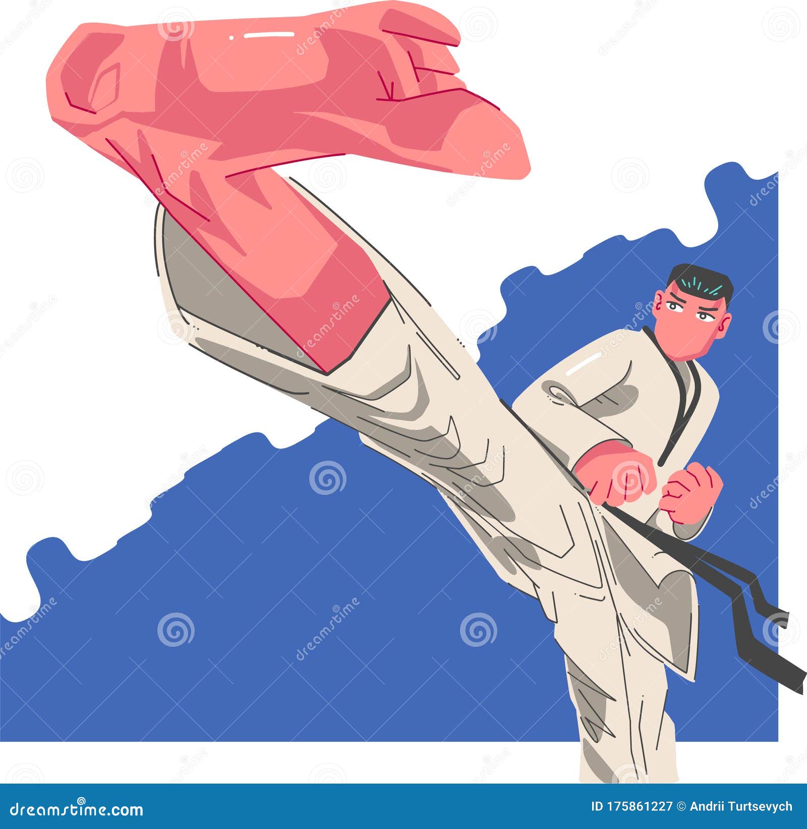 Kick One Foot Icon. Element Of Joke Dat Icon. Premium Quality Graphic ...