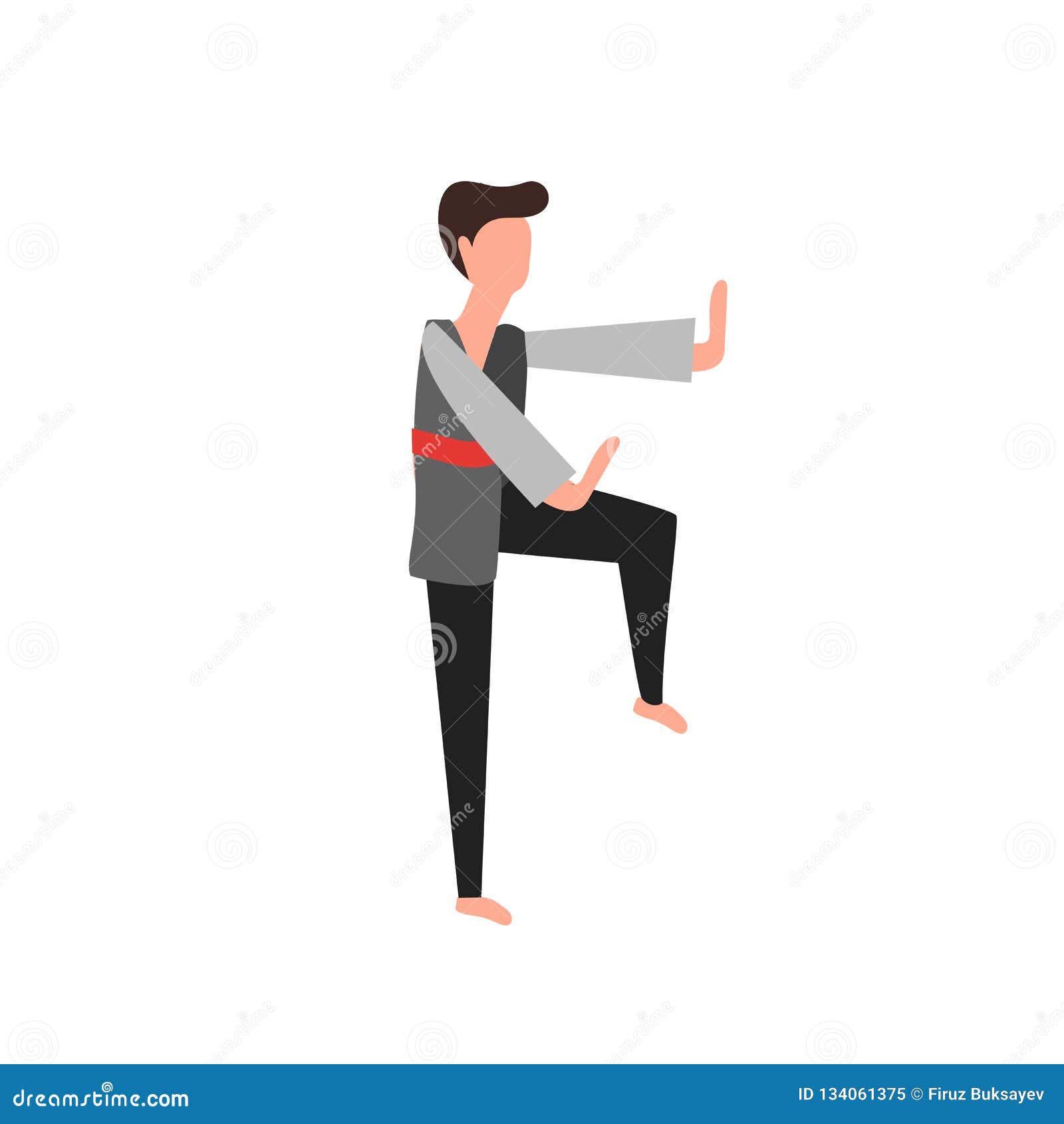 Karate Icon Vector Isolated on White Background, Karate Sign , Human ...