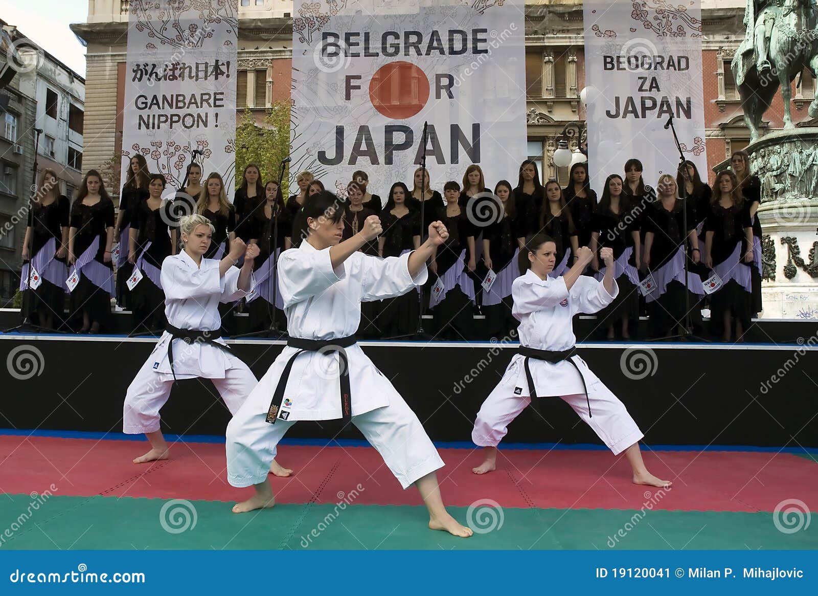 Karate kata demonstration editorial photo. Image of nuclear - 19120041