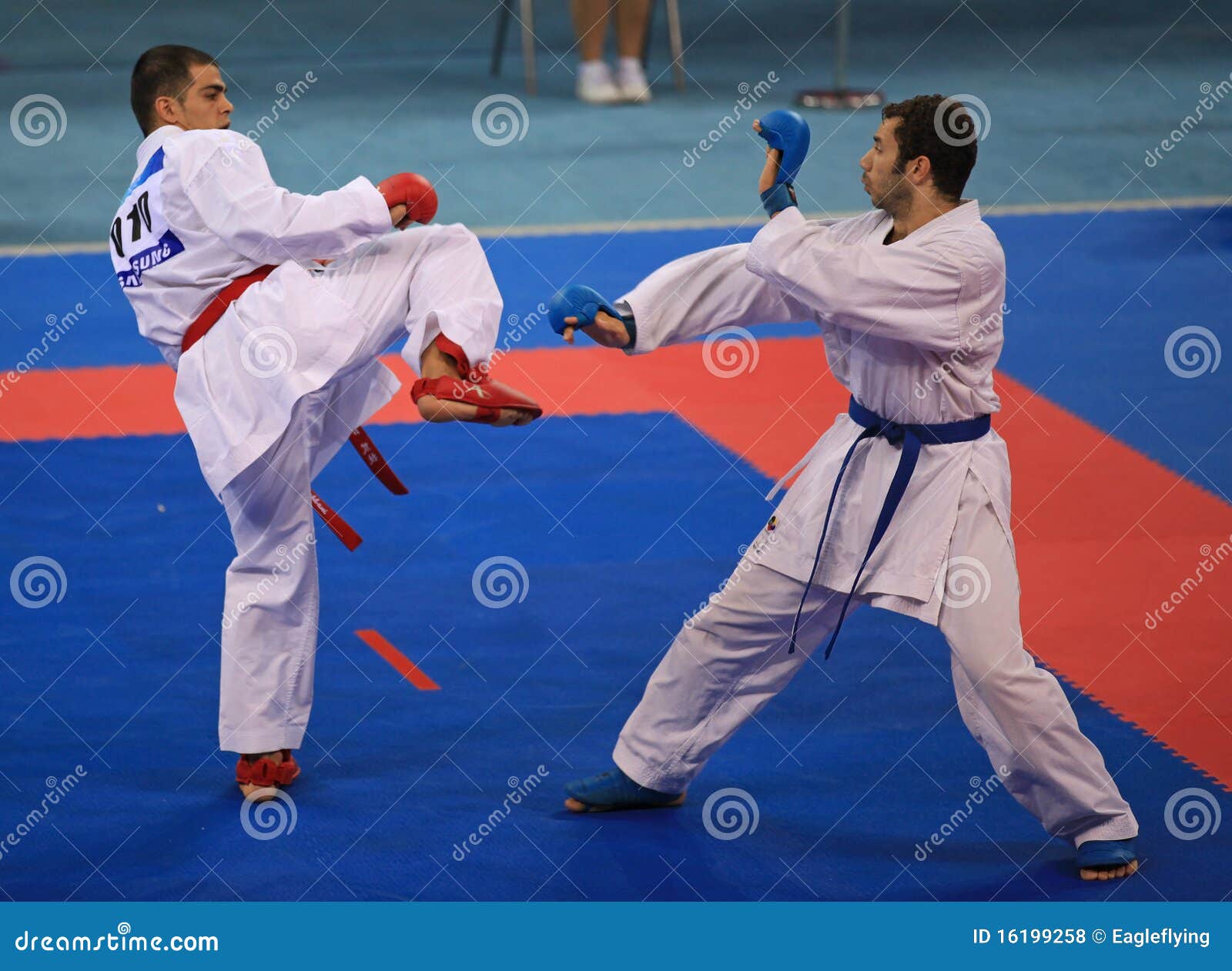 Karate kick editorial stock photo. Image of games, beijing - 16199258