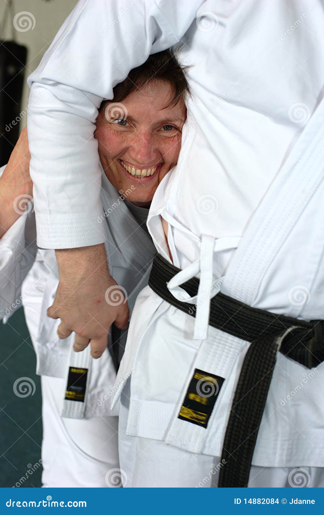 Karate Lady stock photo. Image of sportive, sportswoman - 14882084