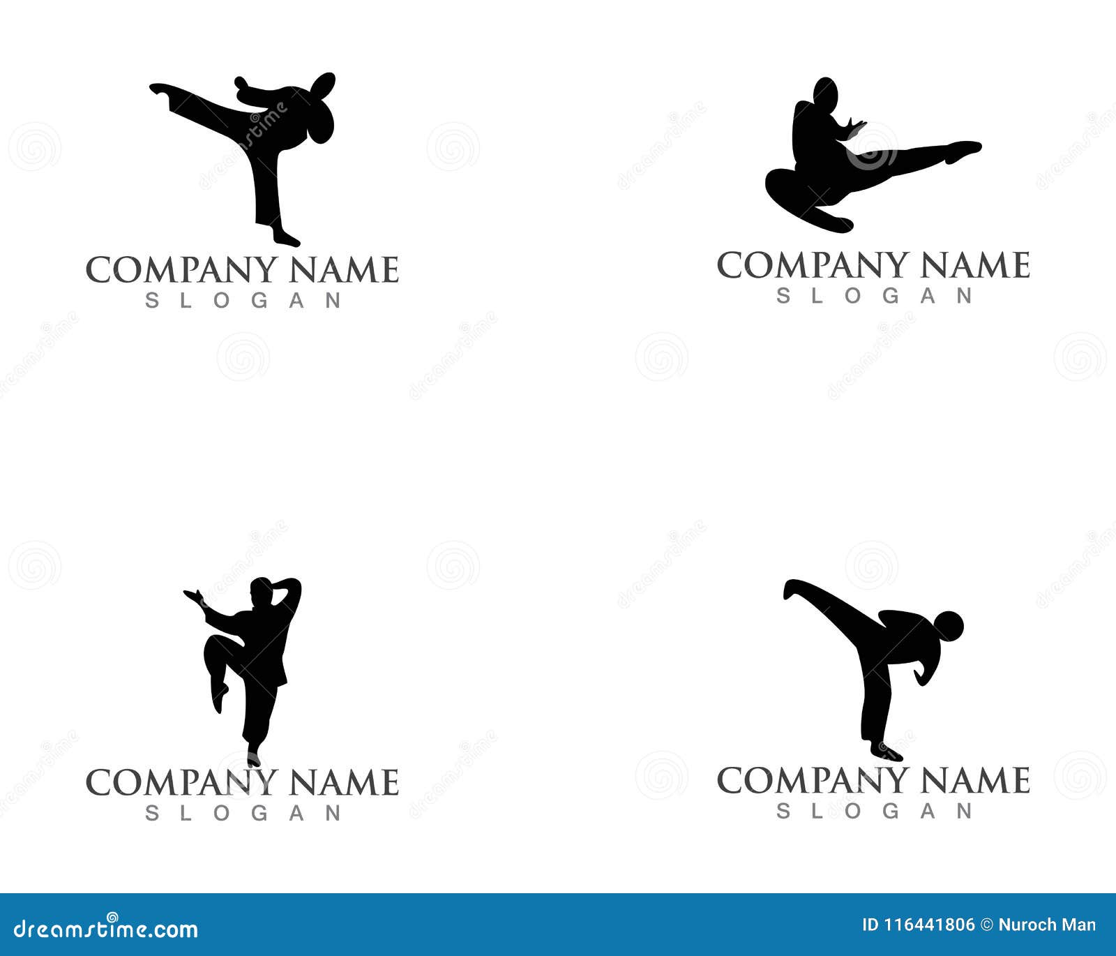 Karate logos icons stock vector. Illustration of fresh - 116441806