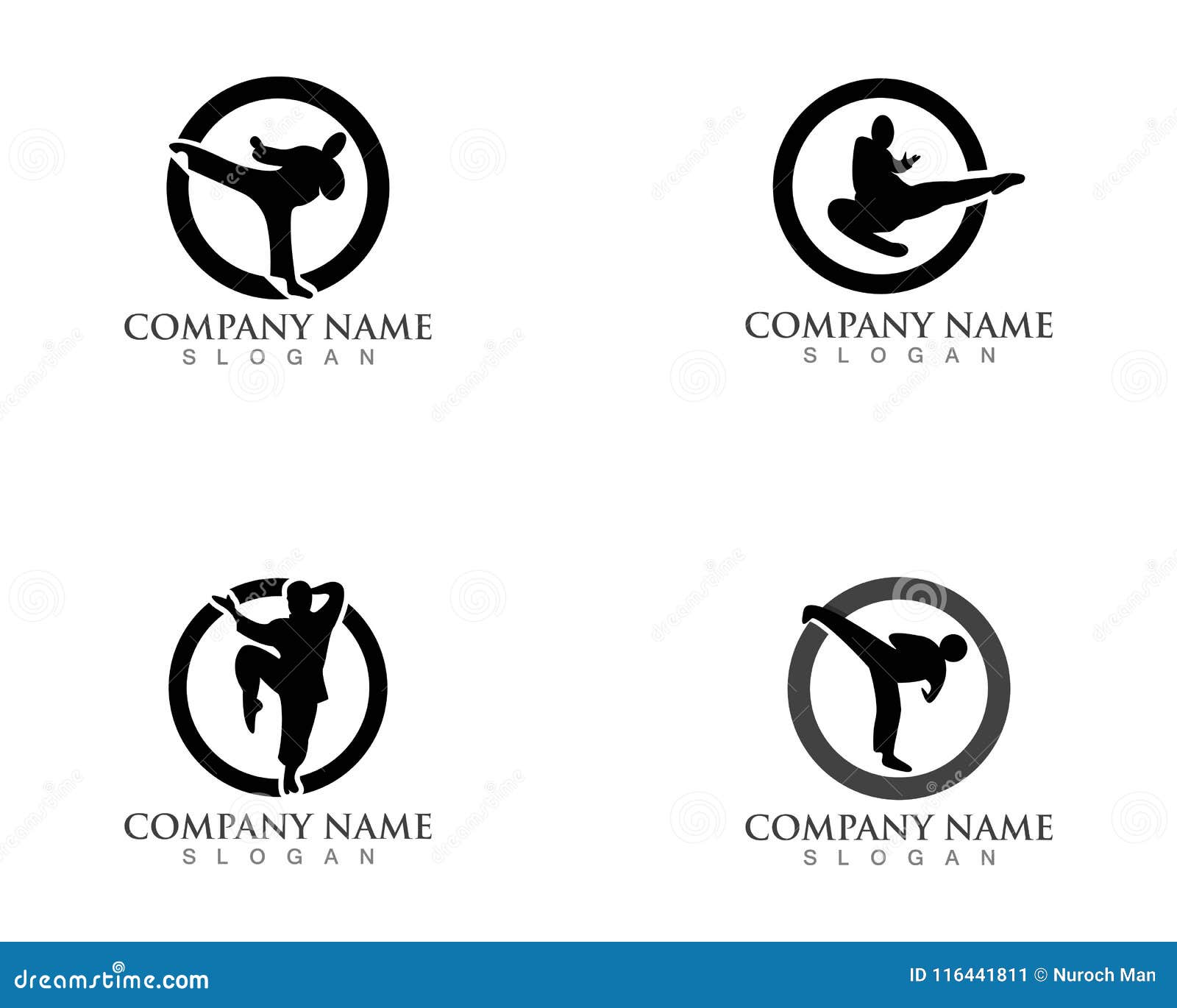 Karate logos icons stock vector. Illustration of clipart - 116441811