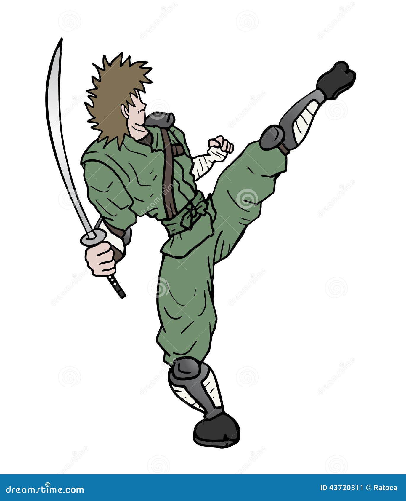 Ninja Karate Royalty-Free Stock Image | CartoonDealer.com #19488058