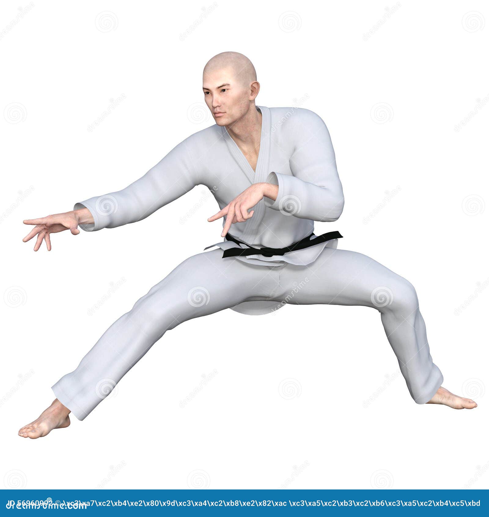 Karate player stock photo. Image of uniform, lesson, joint - 56960992