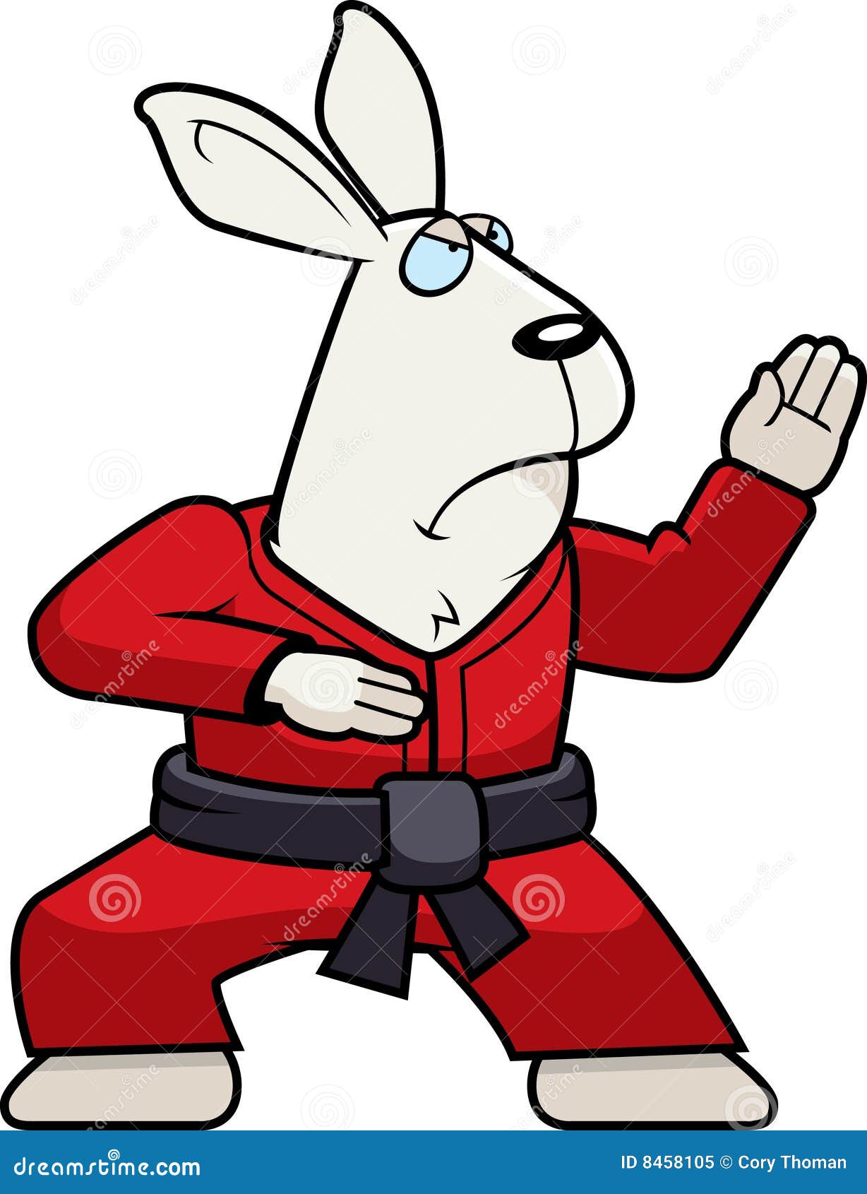 Karate Rabbit Royalty Free Stock Photo - Image: 8458105