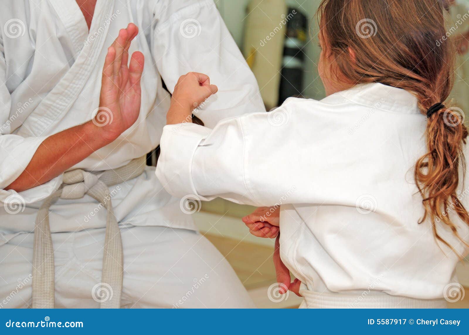 Karate Students Sparring Royalty-Free Stock Photo | CartoonDealer.com ...