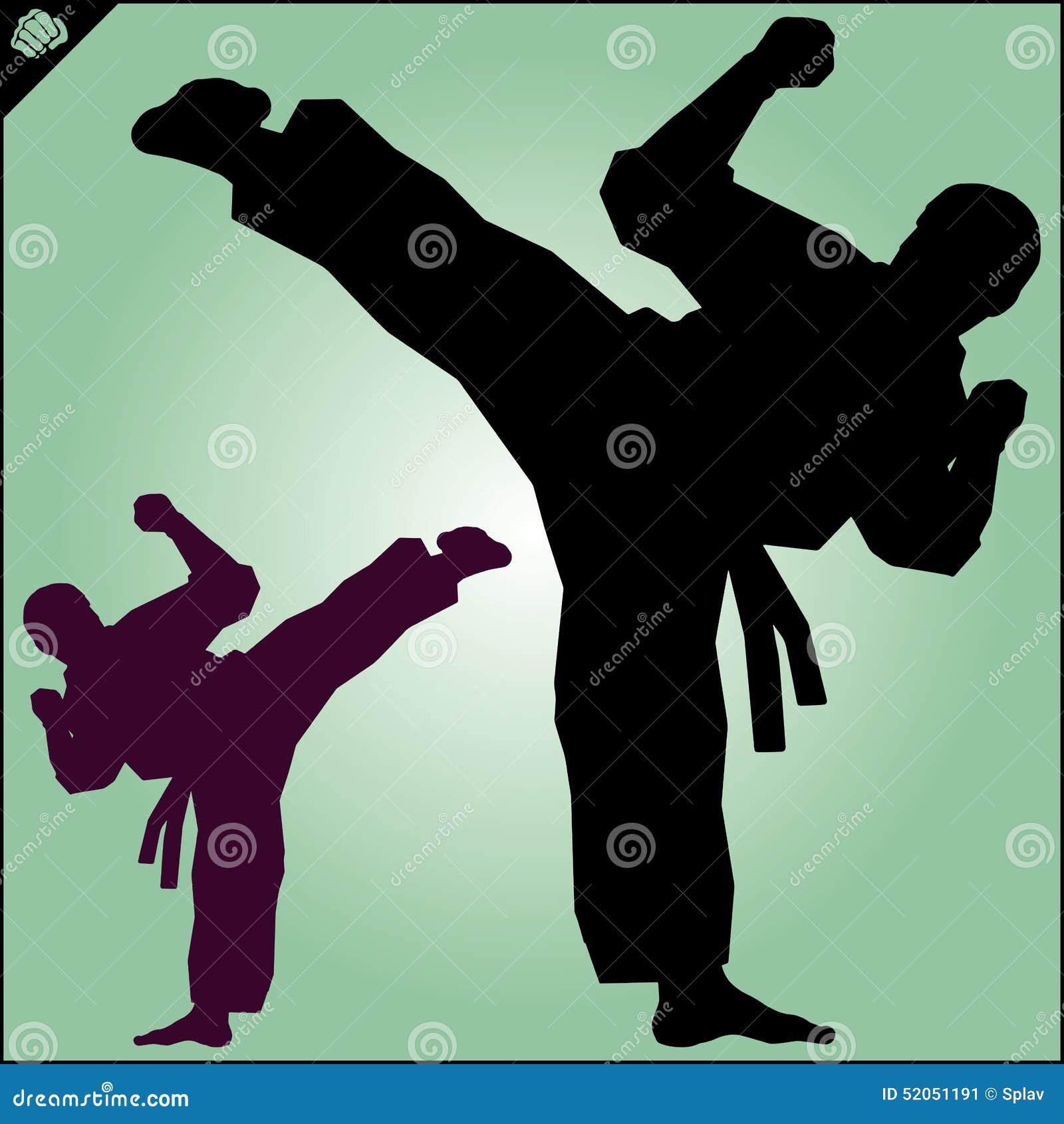 Karate. Taekwon-do. Kung-fu. High Kick. Martial Arts. Stock ...
