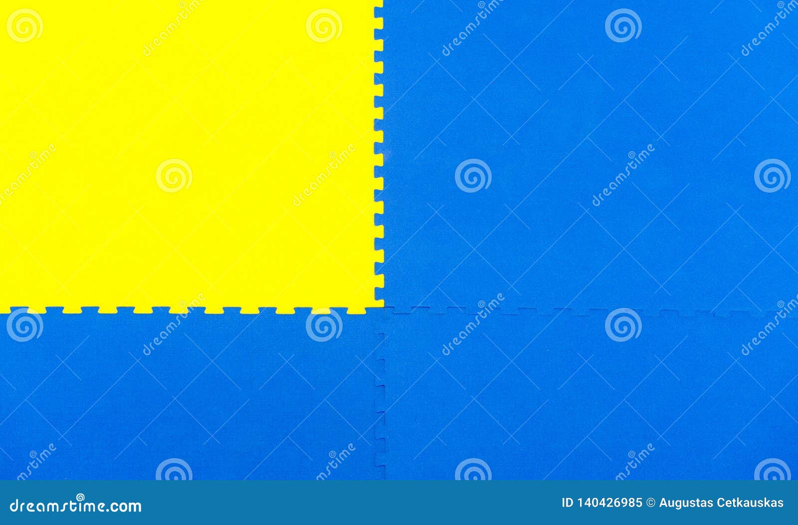 Karate Tatami Mats for Competition or Training. Top Wiew Stock Image ...