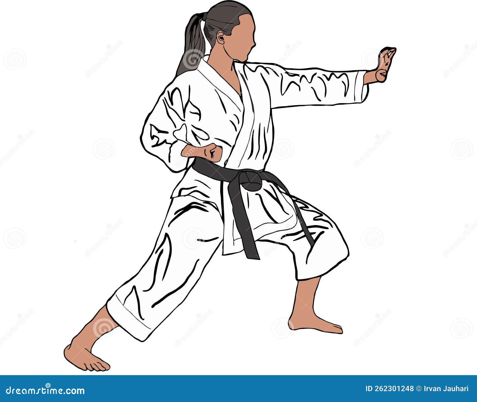Karateka icon vector logo stock illustration. Illustration of design ...
