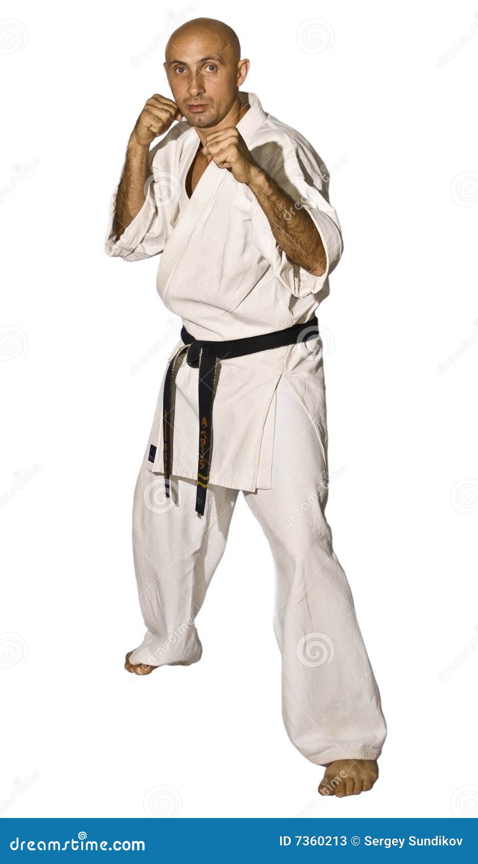 Karateka men fighting stock image. Image of male, karate - 7360213