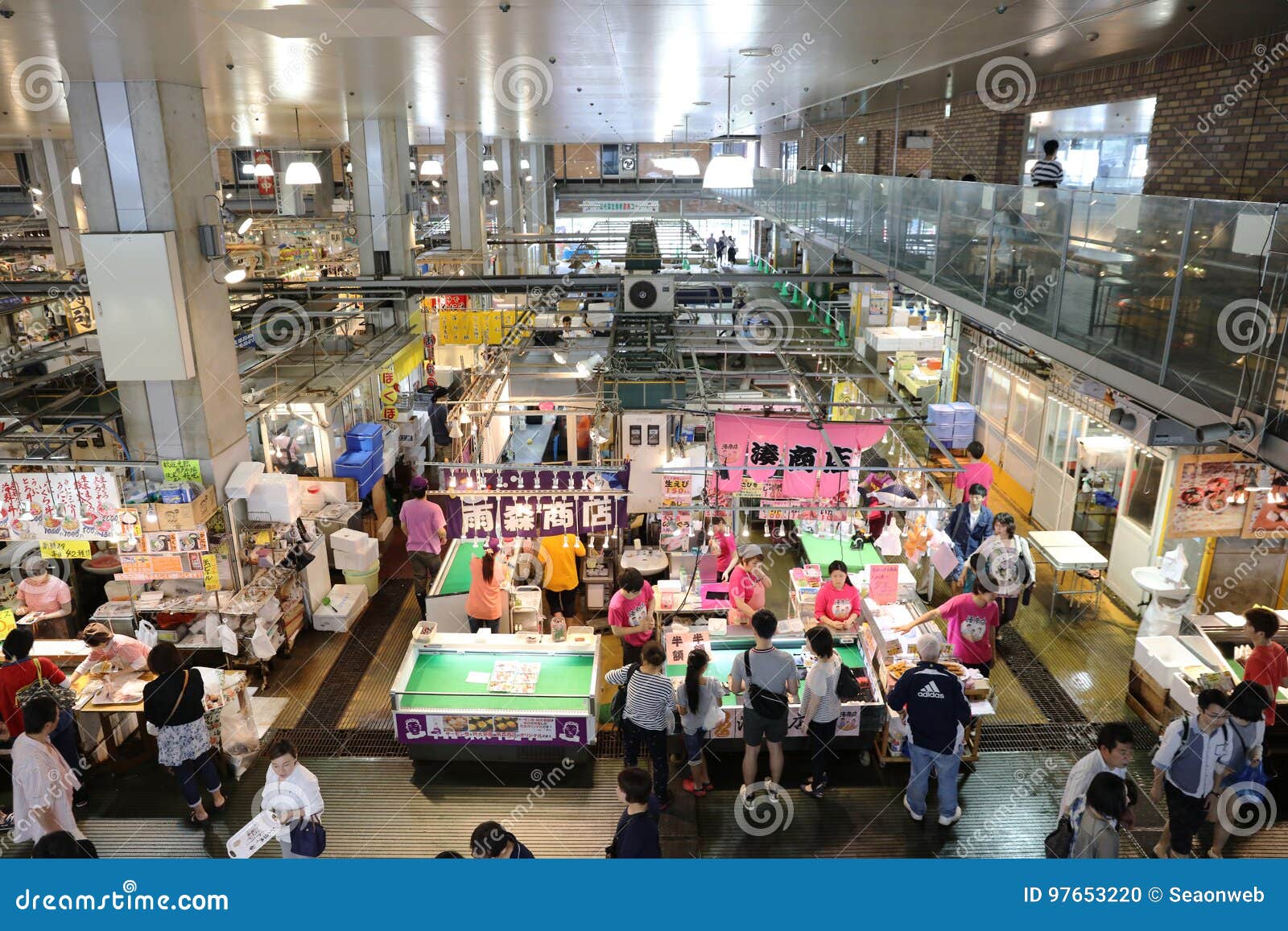 The Karato Market at Shimonoseki Editorial Image - Image of prefecture ...