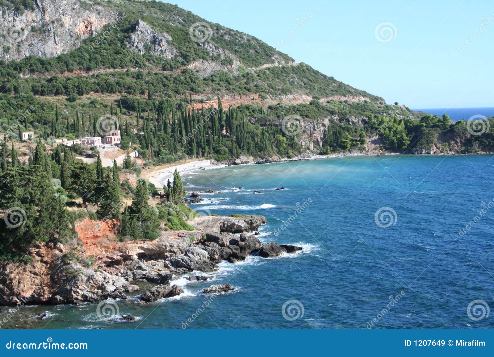 Kardamili Greece Kardamili Greece Stock Image. Image Of Lagoon,