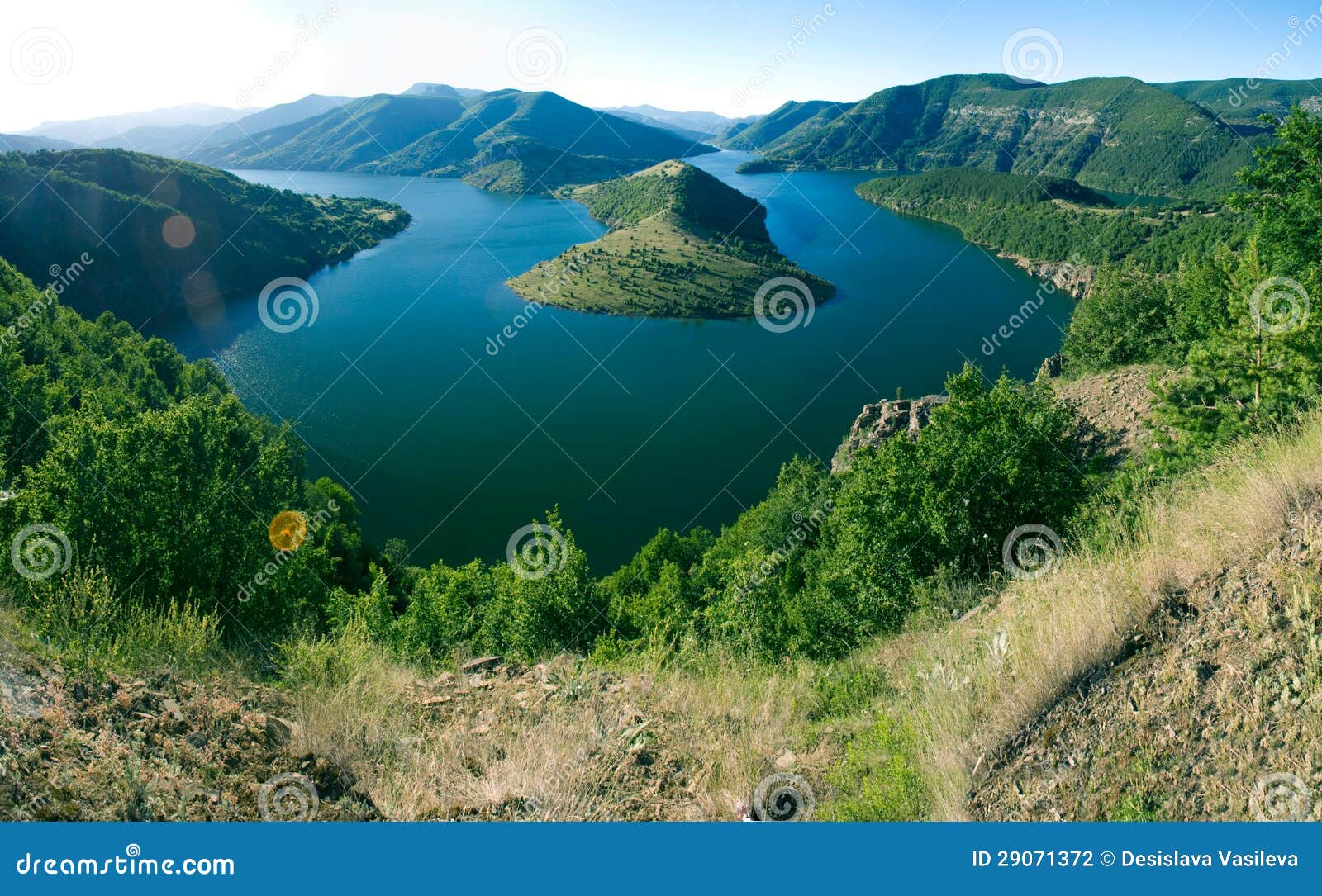 Kardjali lake Bulgaria stock photo. Image of lake, mountain - 29071372