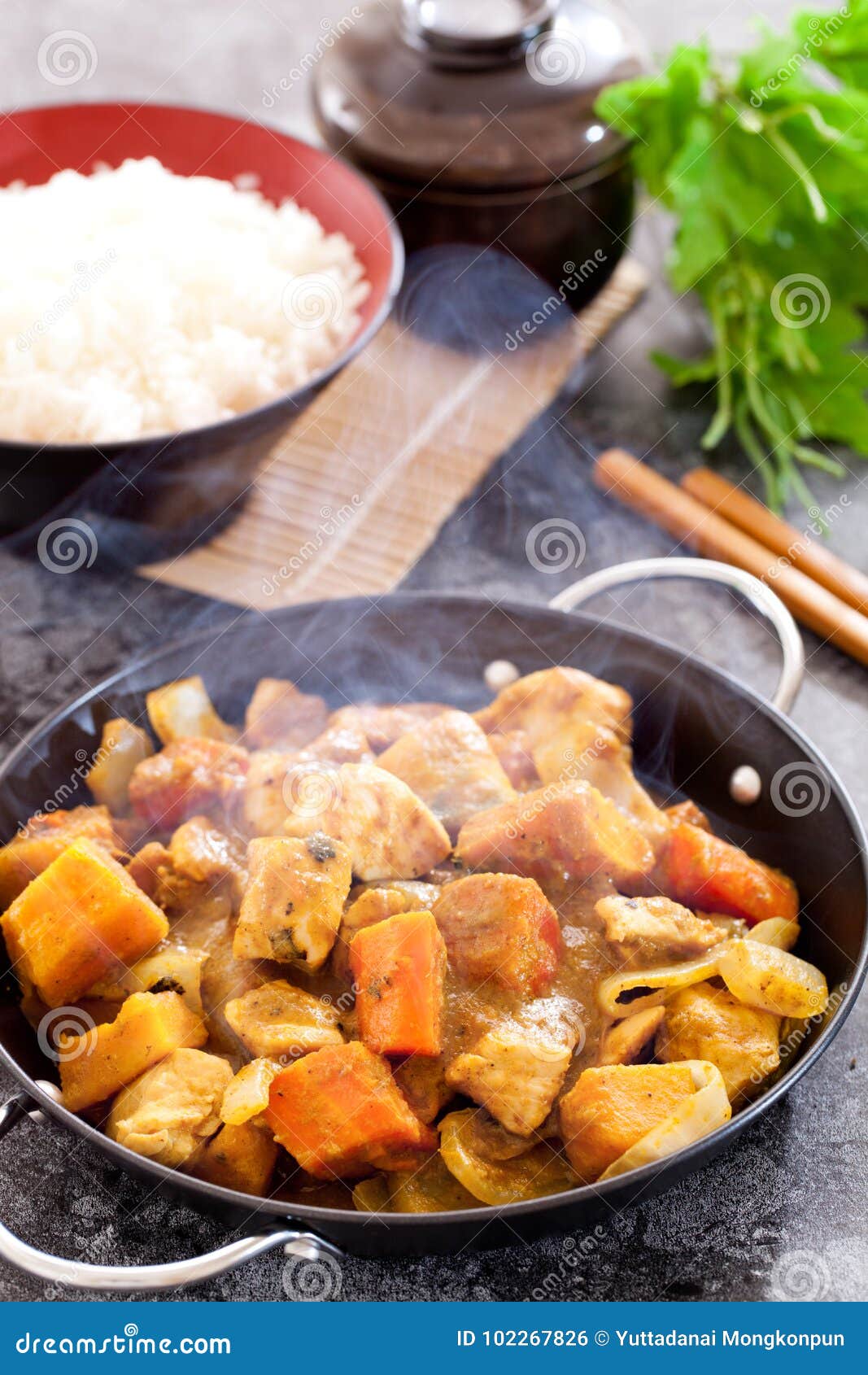 Kare Rice foto de archivo. Imagen de cocina, carne, comida - 102267826