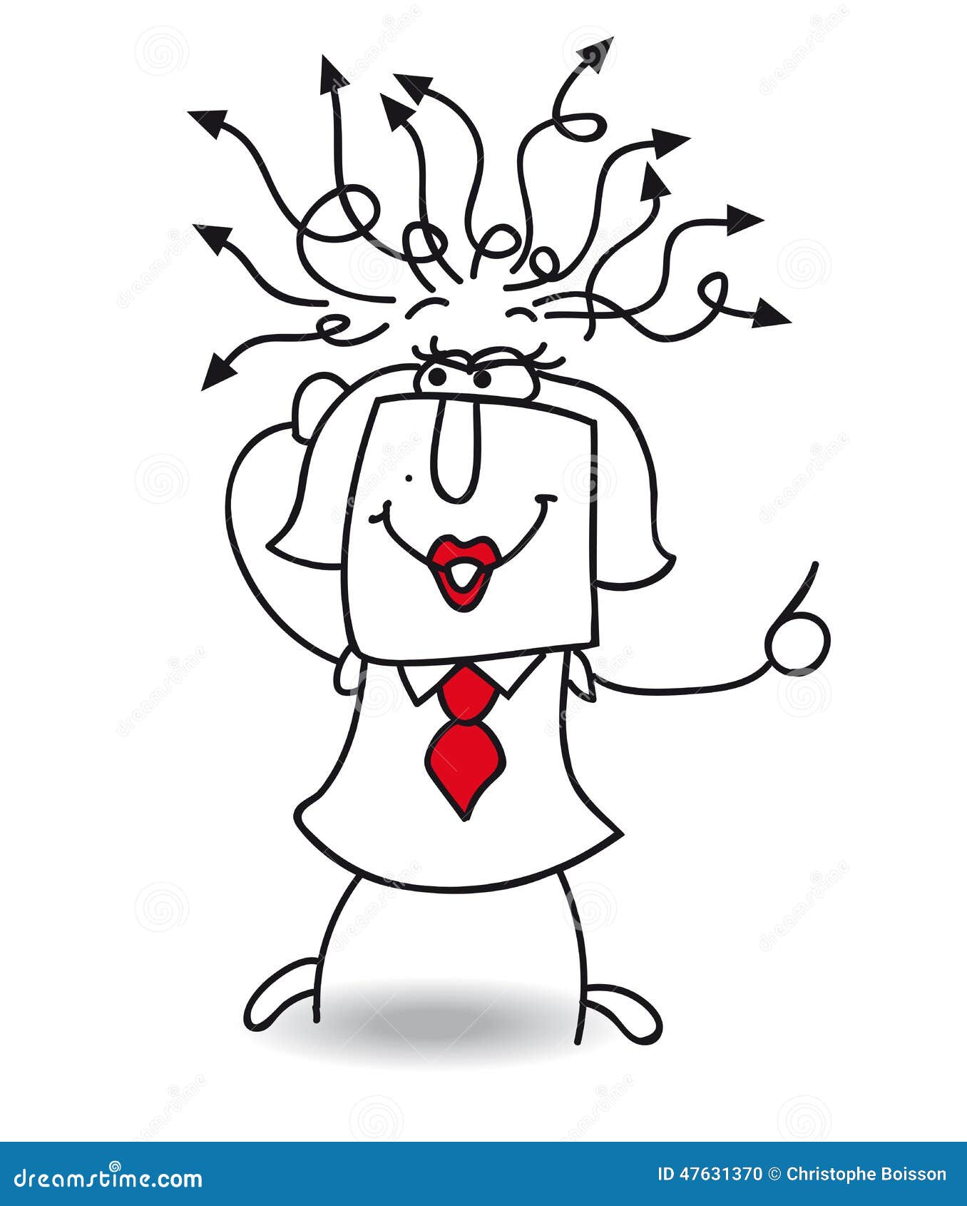 Karen is highly gifted stock vector. Illustration of problem - 47631370