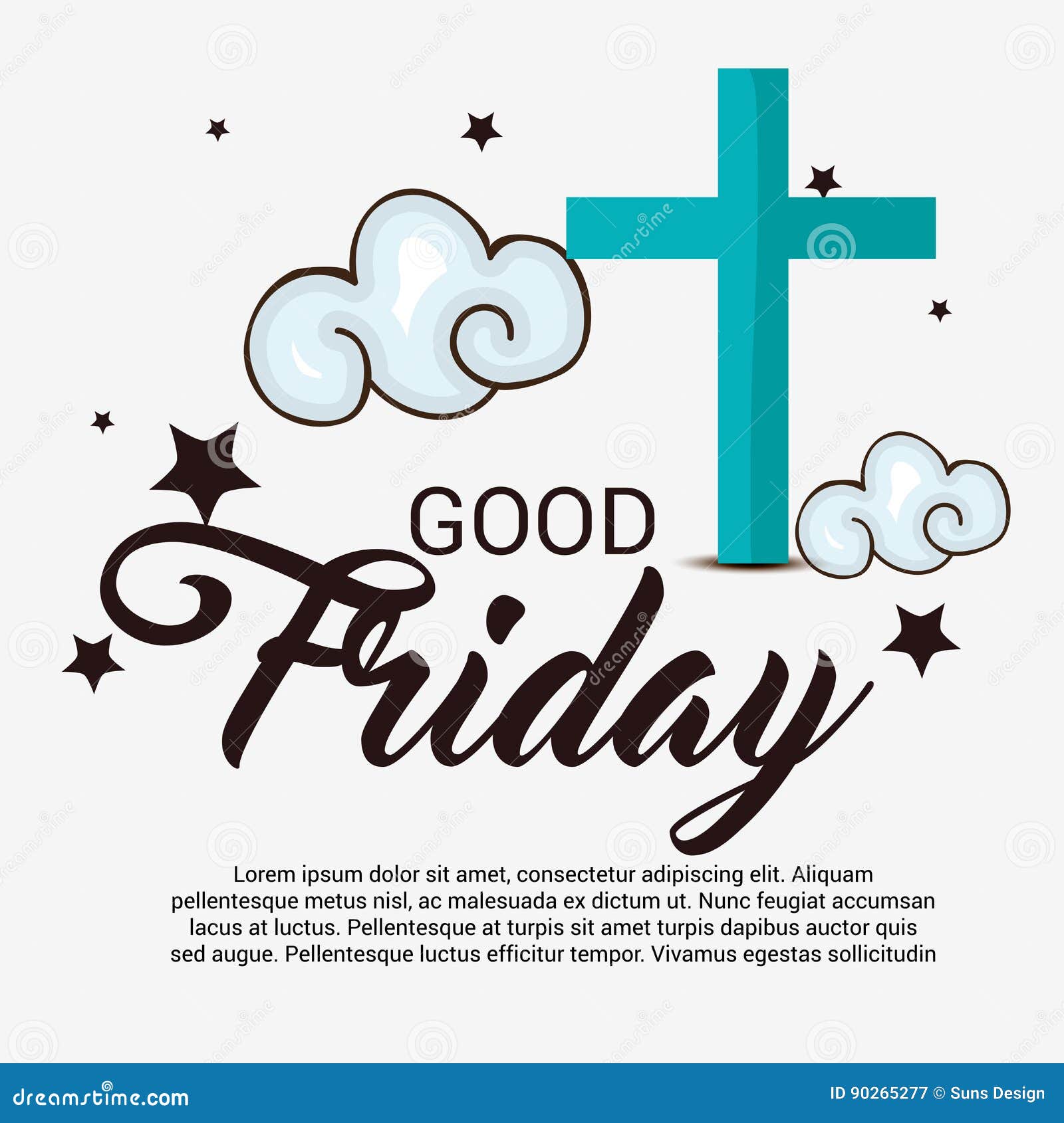 Karfreitag stock abbildung. Illustration von katholisch - 90265277