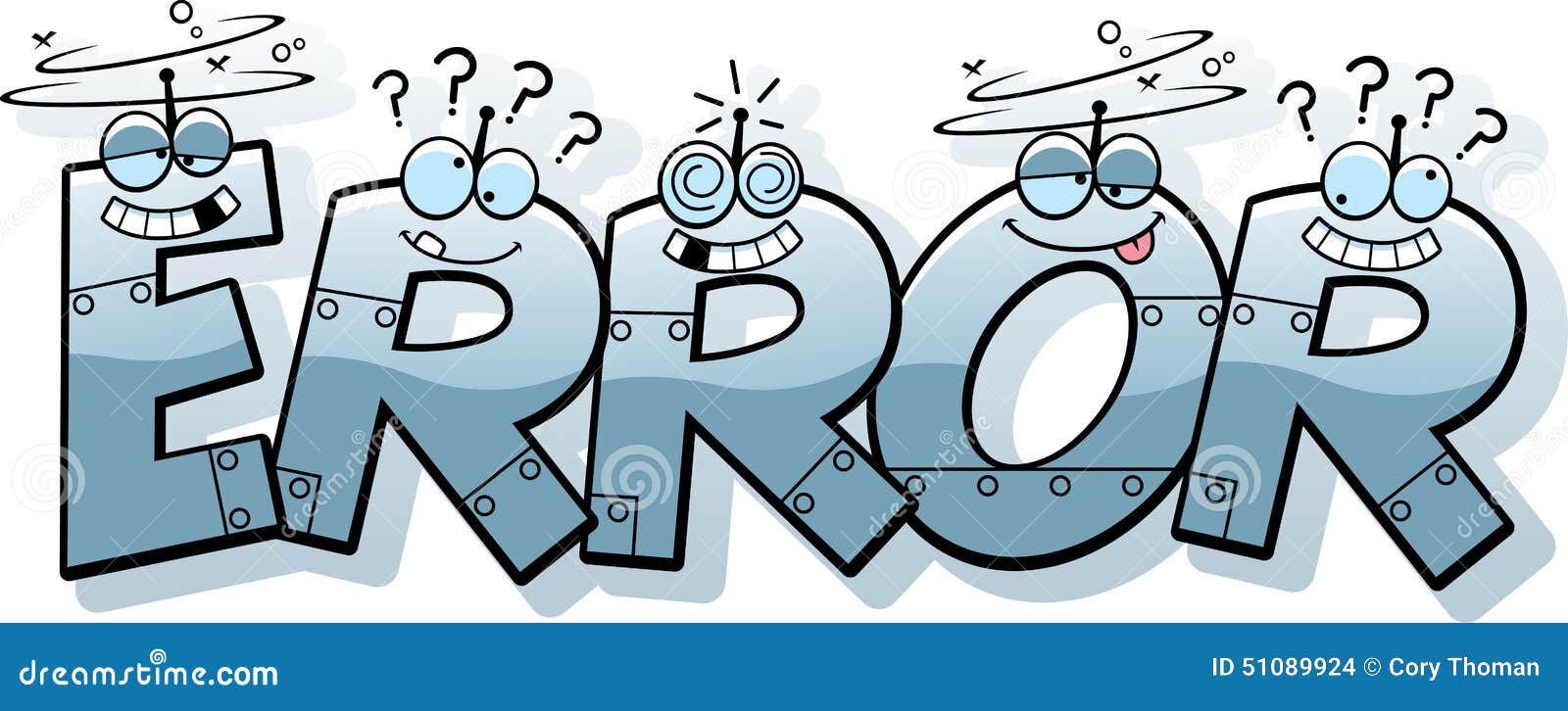 Karikatur-Computer-Fehler-Text Vektor Abbildung - Illustration von ...