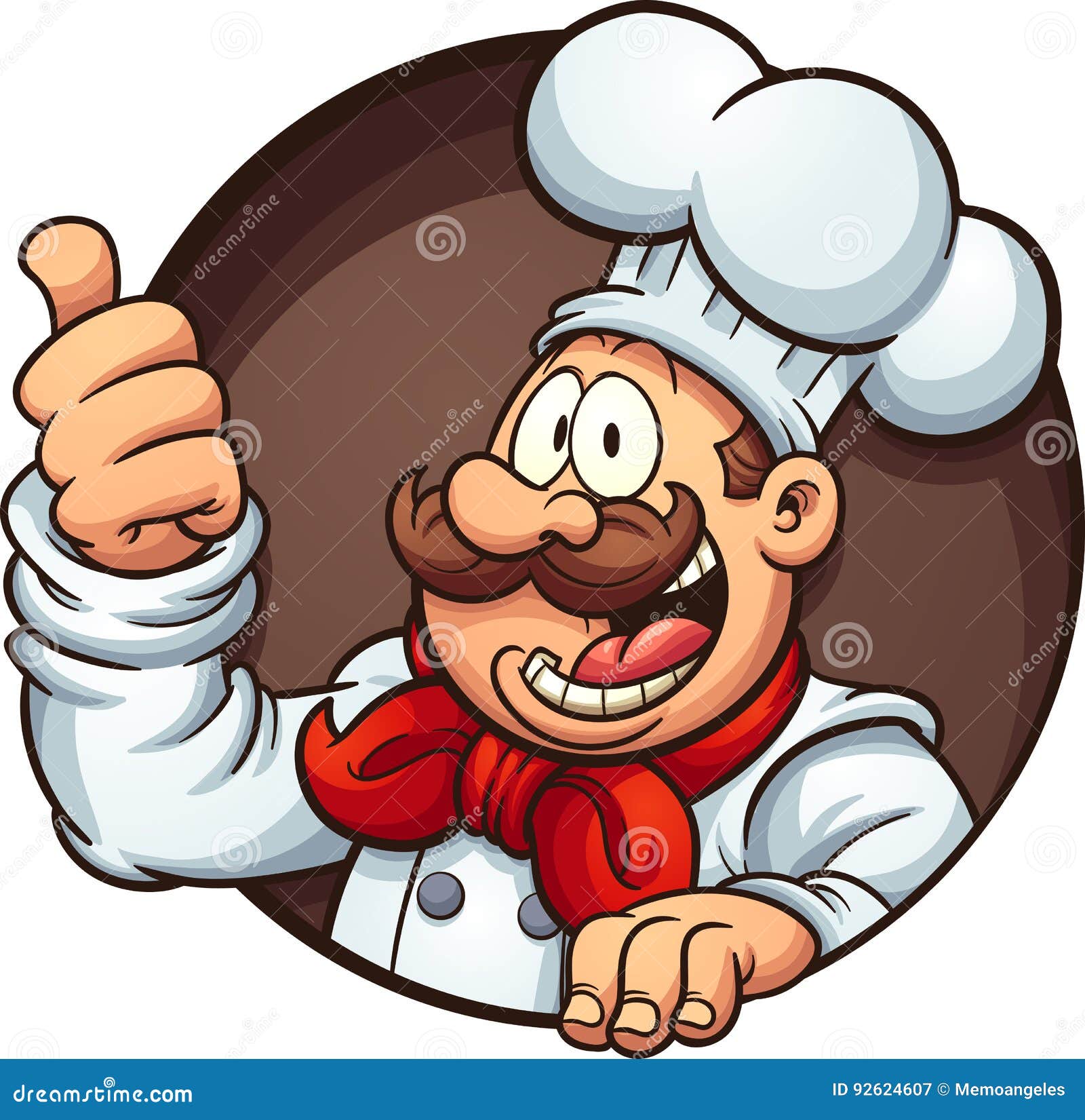 Karikatur 3d cheff vektor abbildung. Illustration von clips - 92624607