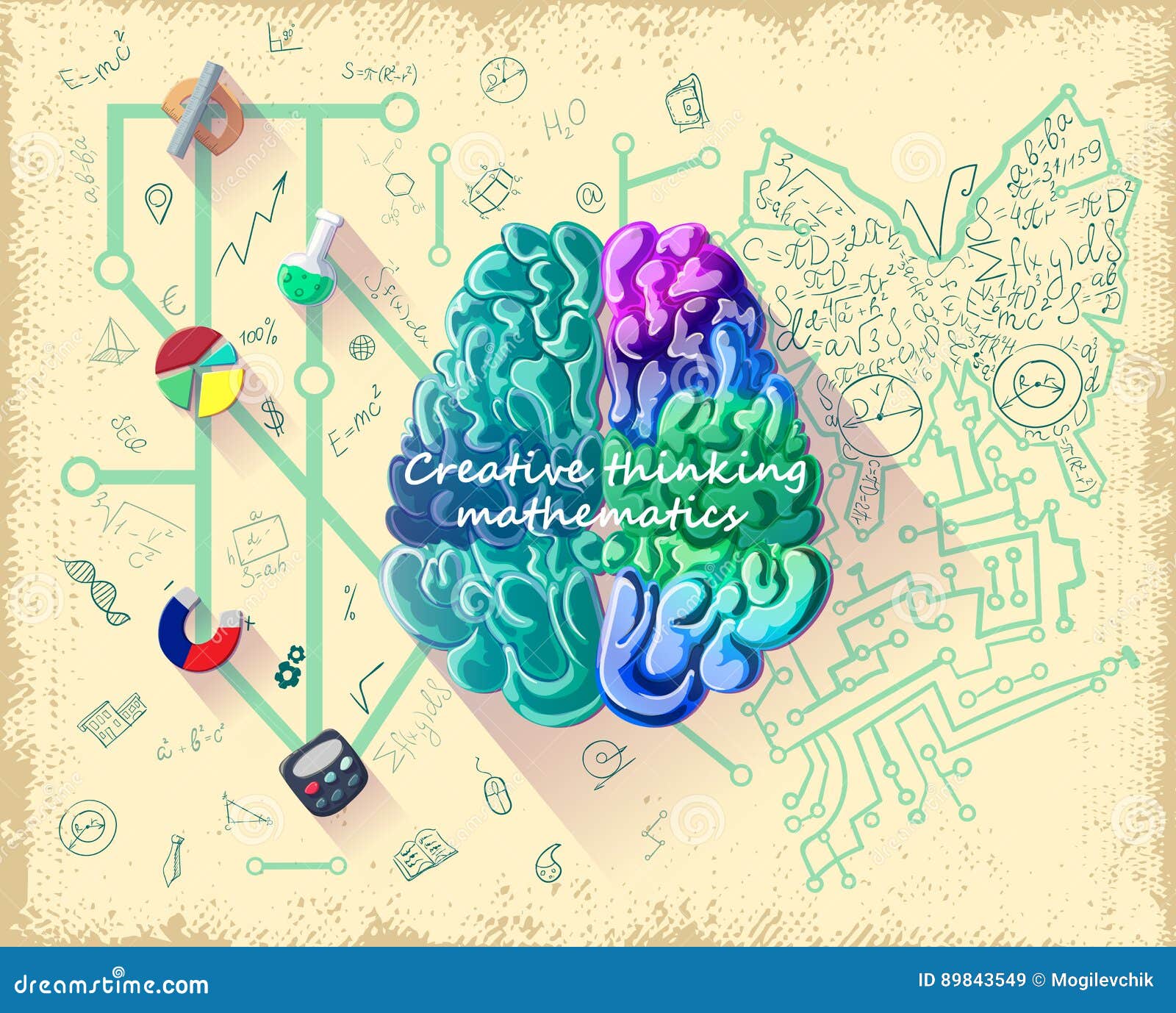 Karikatur-Mensch Brain Intelligence Concept Vektor Abbildung ... Karikatur-Mensch Brain Intelligence Concept Vektor Abbildung ...