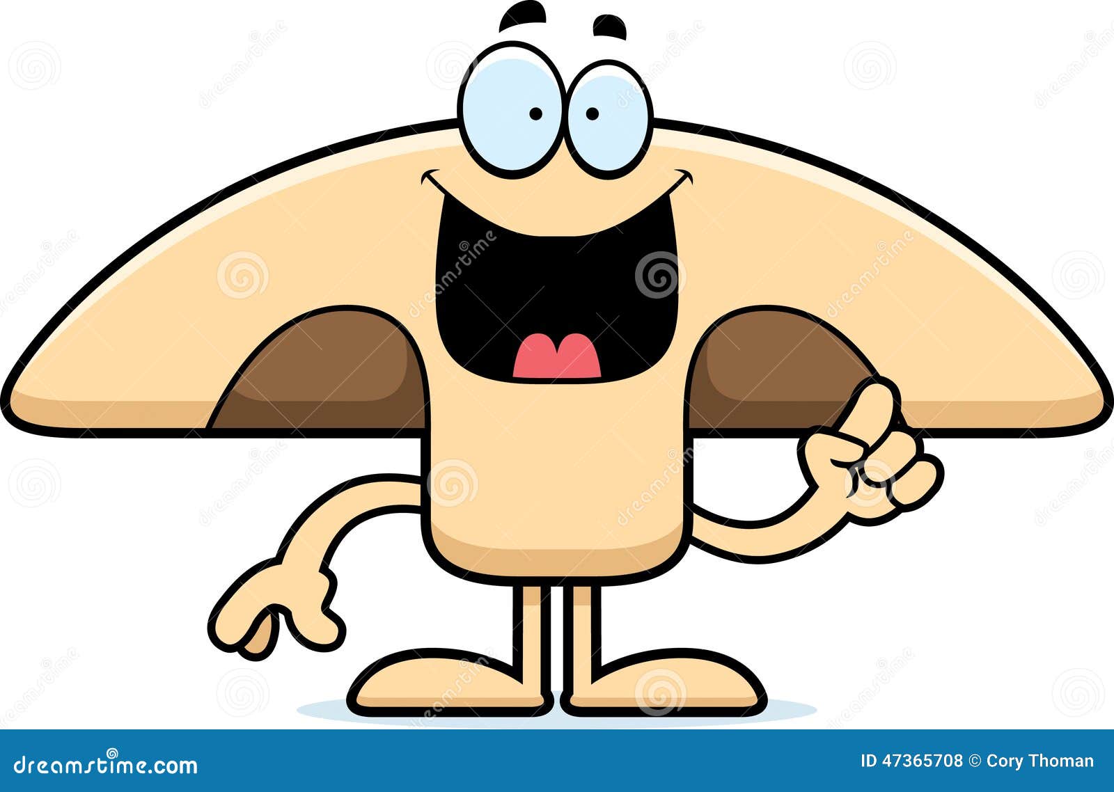Karikatur-Pilz-Idee vektor abbildung. Illustration von pilz - 47365708