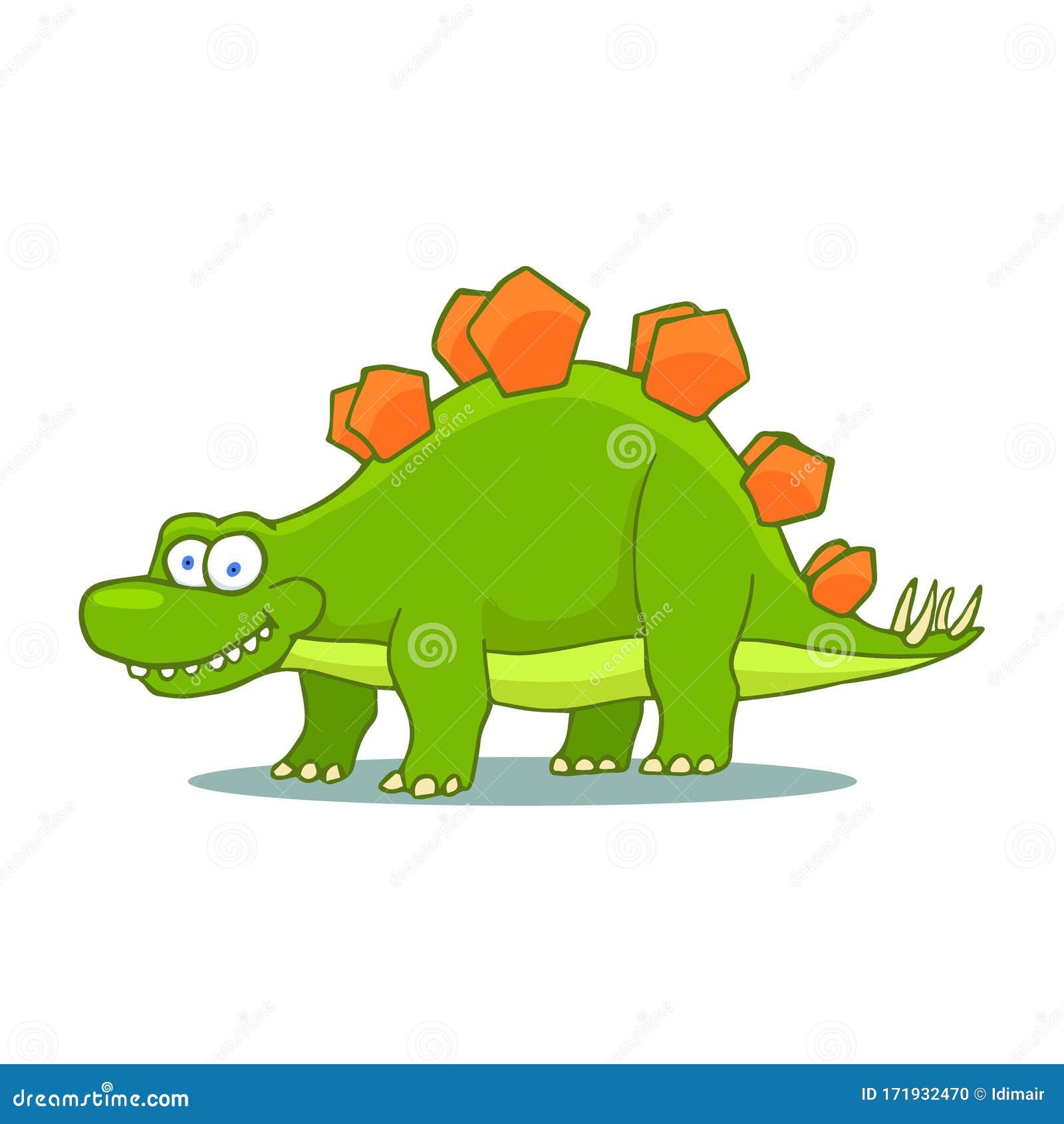 Karikatur Stegosaurus-netter Weniger Baby-Dinosaurier Vektor Vektor ... Karikatur Stegosaurus-netter Weniger Baby-Dinosaurier Vektor Vektor ...